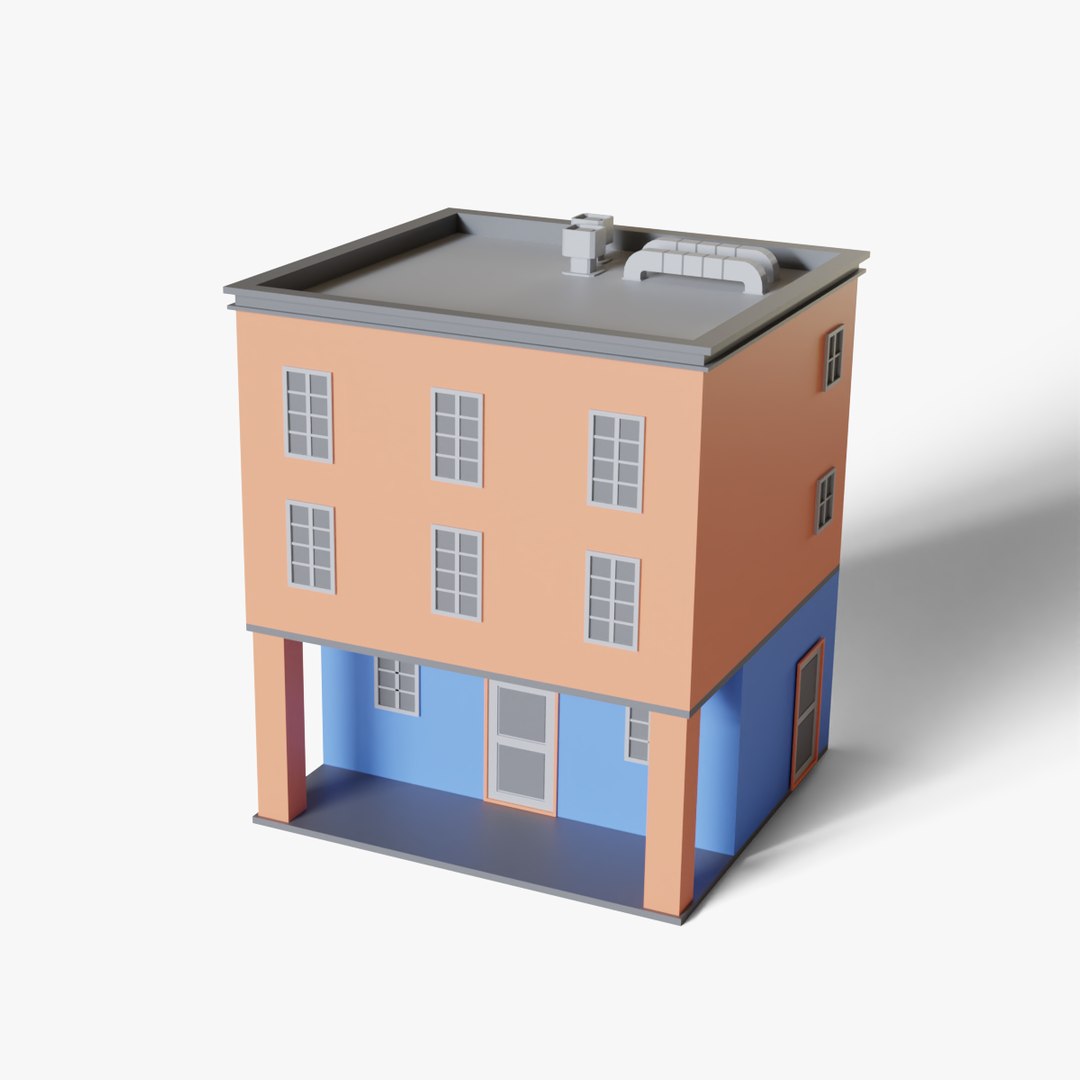 3D 3d Building Model - TurboSquid 2060754