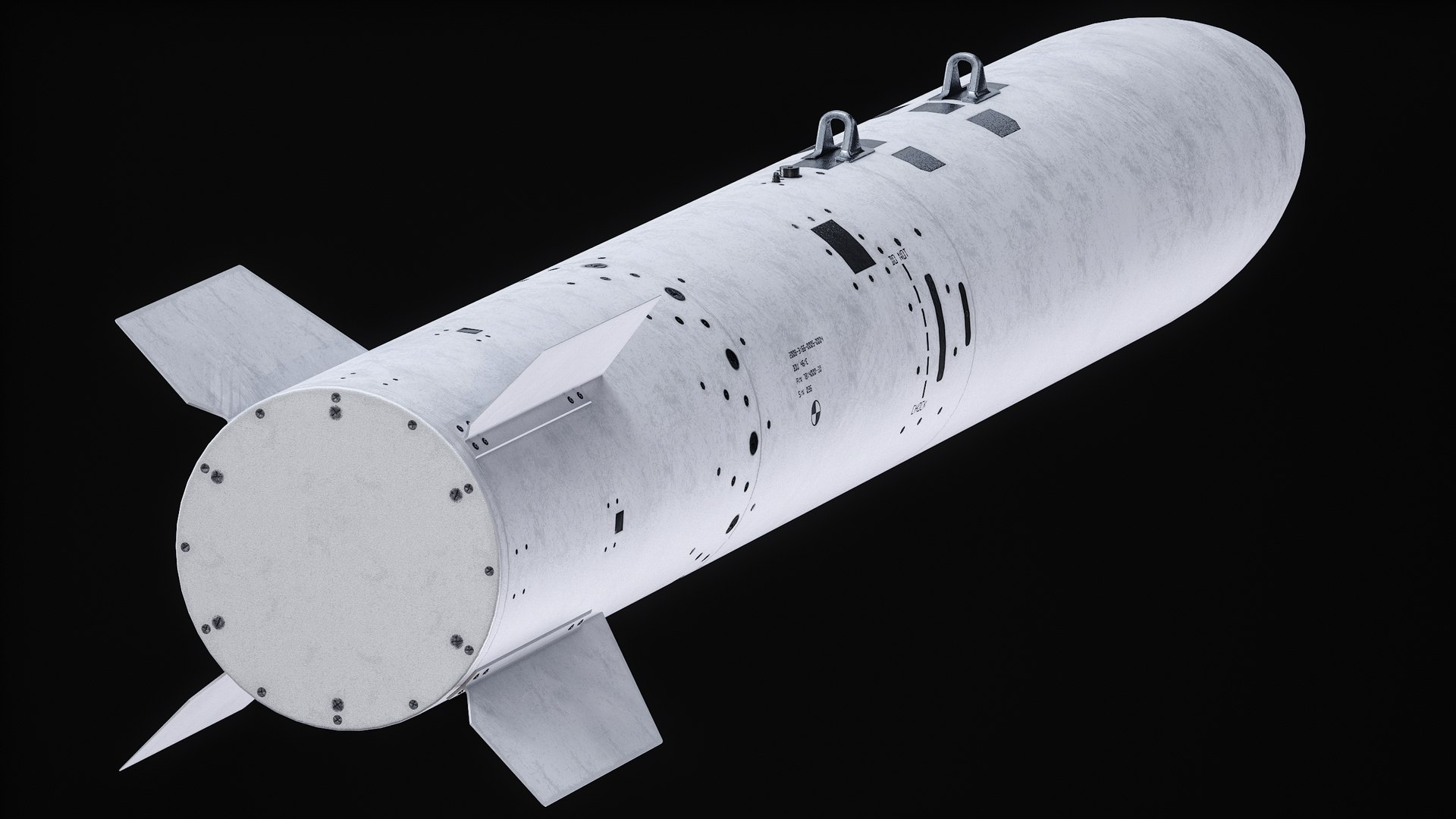 Nuclear Bomb B83 PBR 3D - TurboSquid 2278694