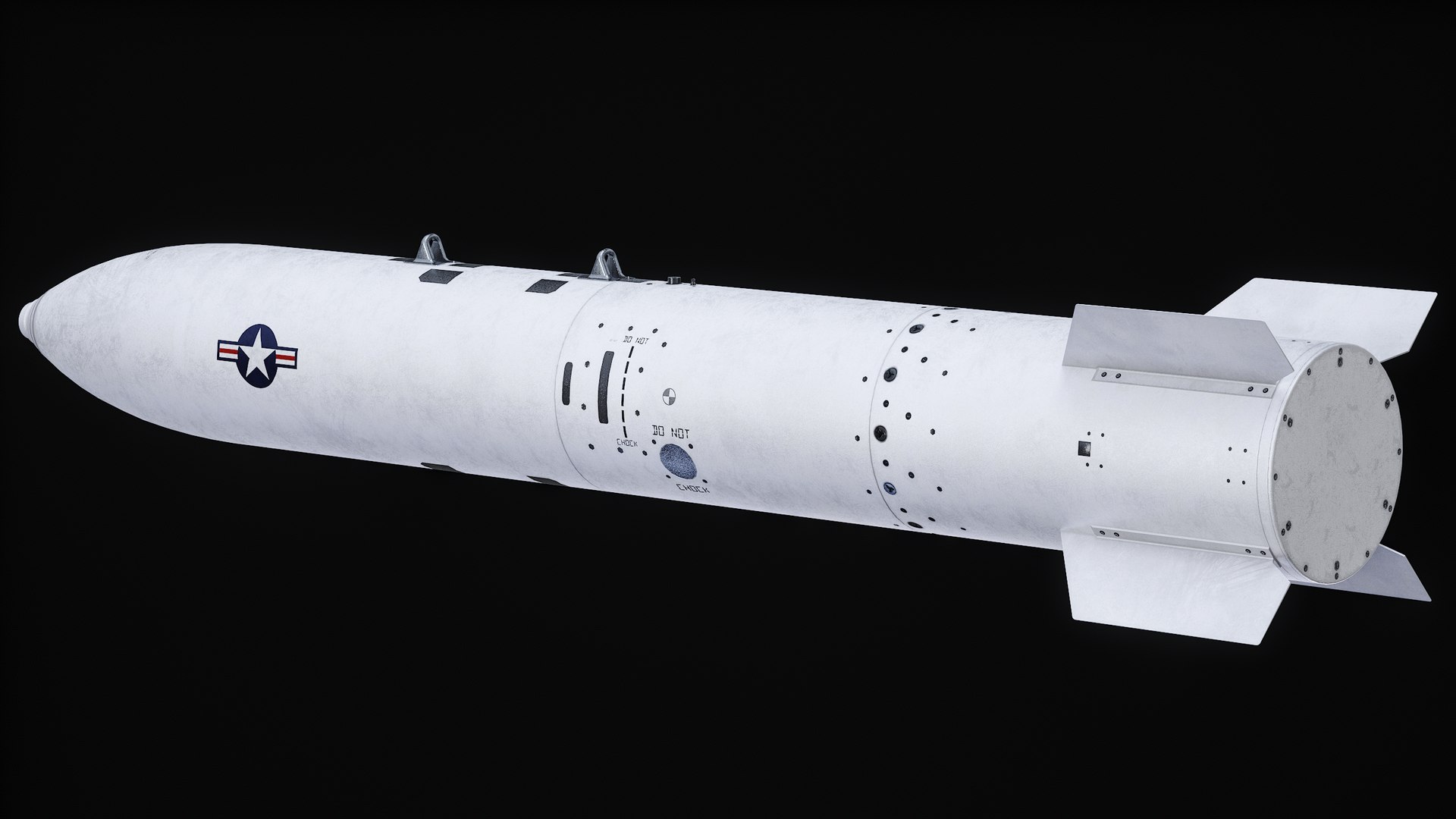 Nuclear Bomb B83 PBR 3D - TurboSquid 2278694