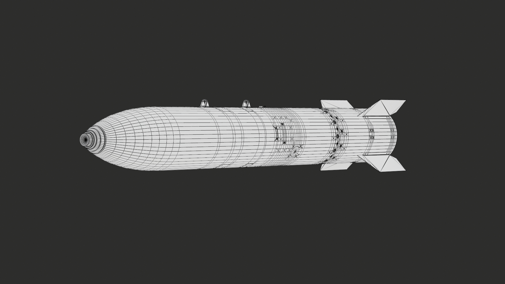 Nuclear Bomb B83 PBR 3D - TurboSquid 2278694