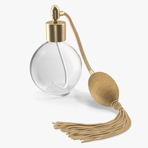 modèle 3D de Empty Golden Perfume Bottle with Hose Pump - TurboSquid ...