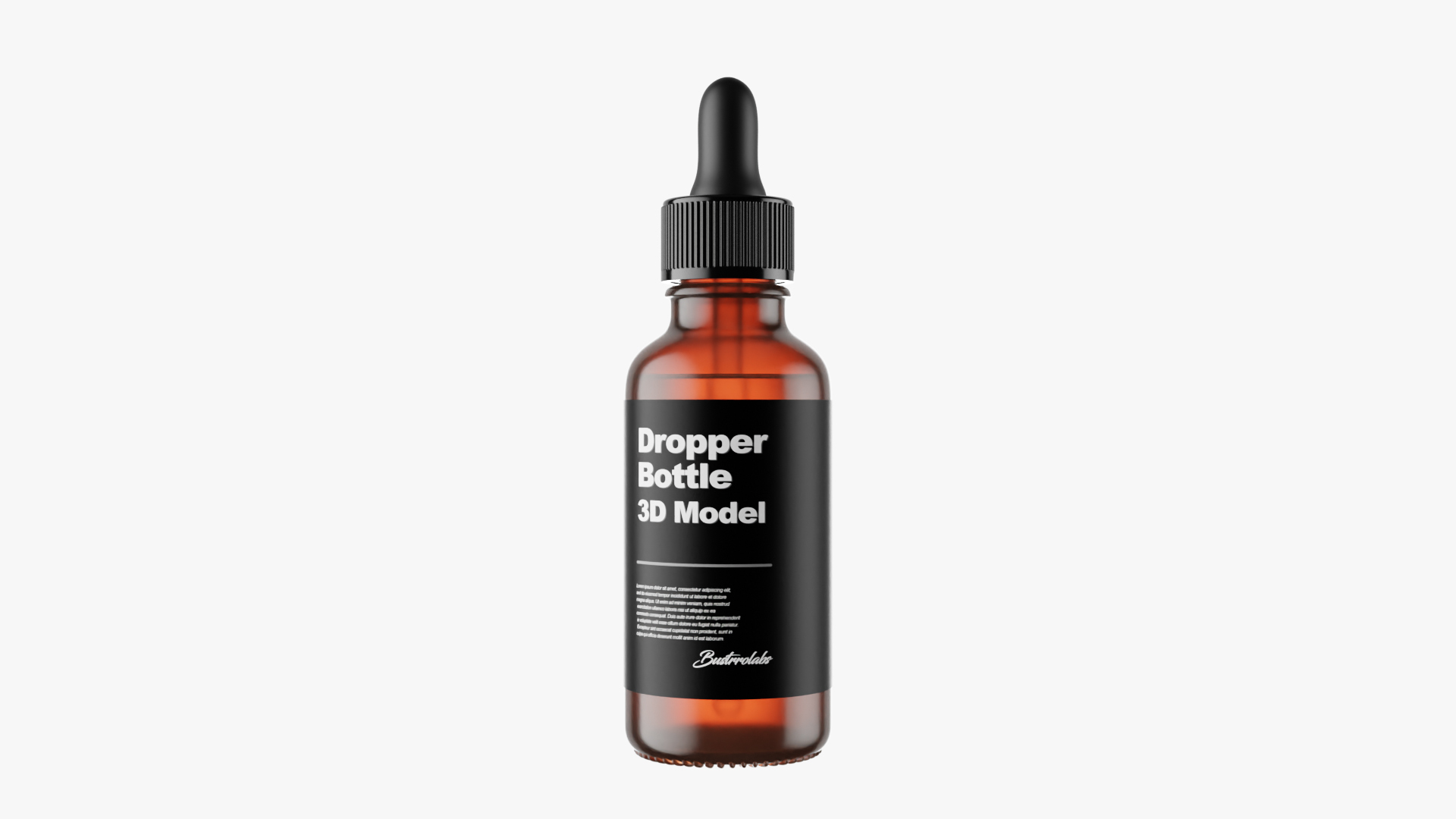 3D Dropper Bottle 6 Model - TurboSquid 1963941