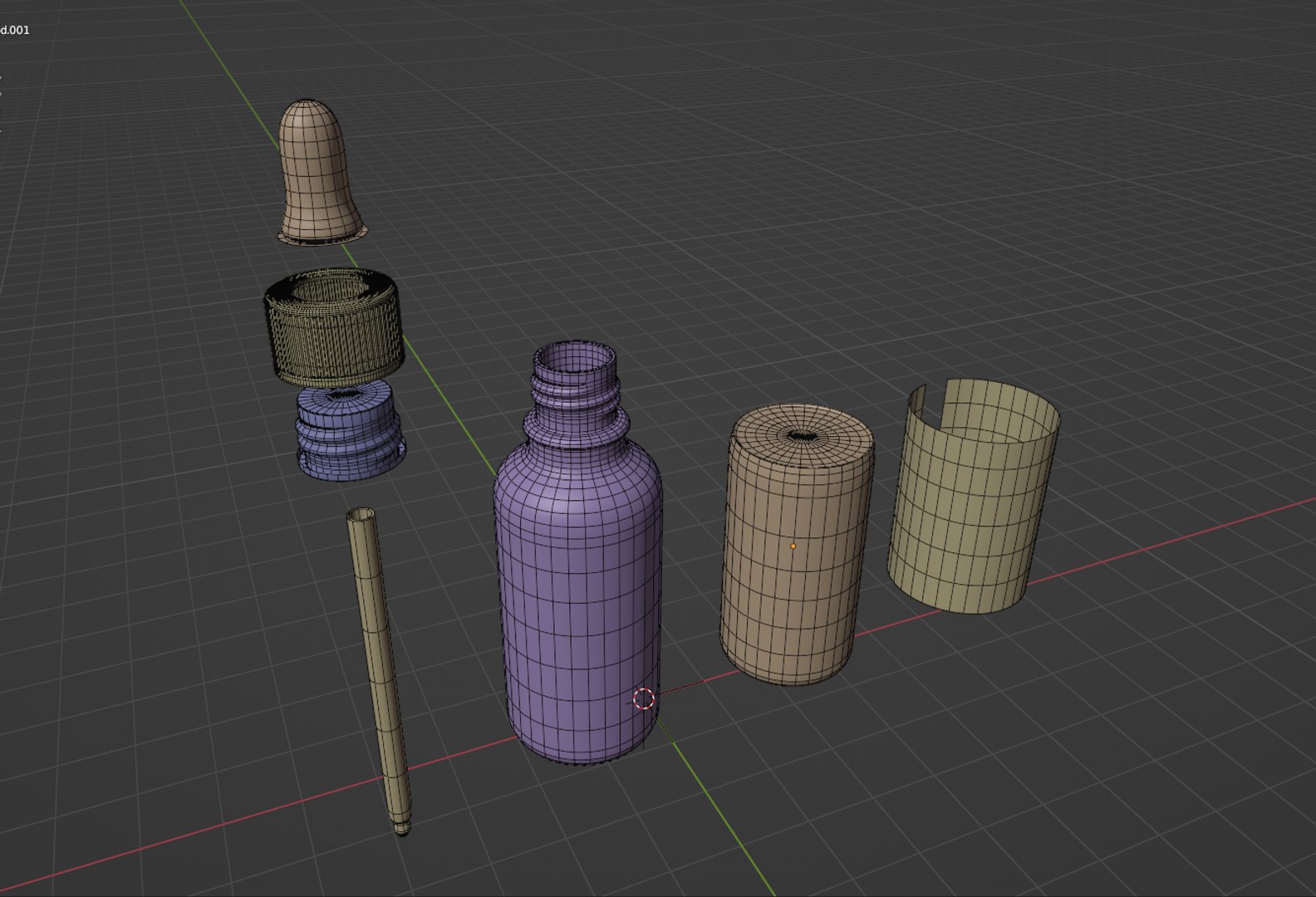 3D Dropper Bottle 6 Model - TurboSquid 1963941