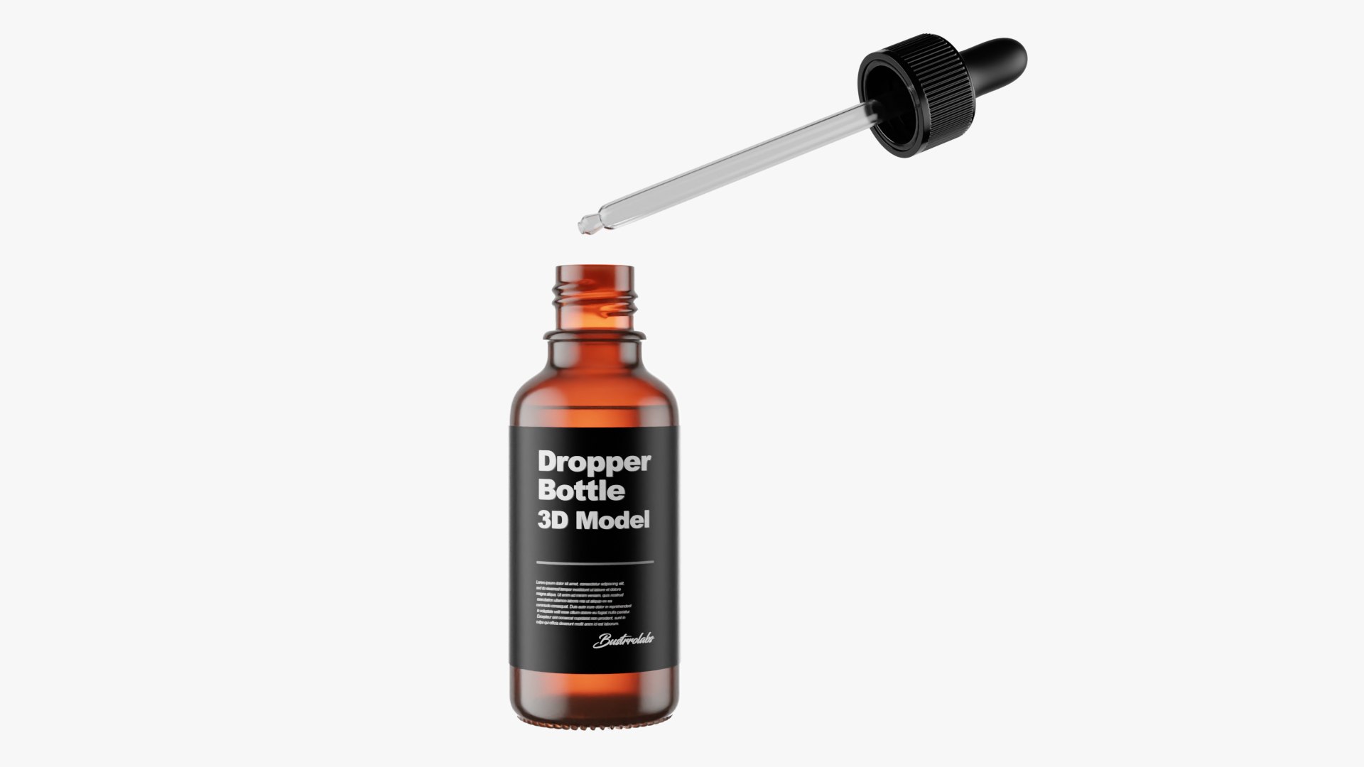 3D Dropper Bottle 6 Model - TurboSquid 1963941