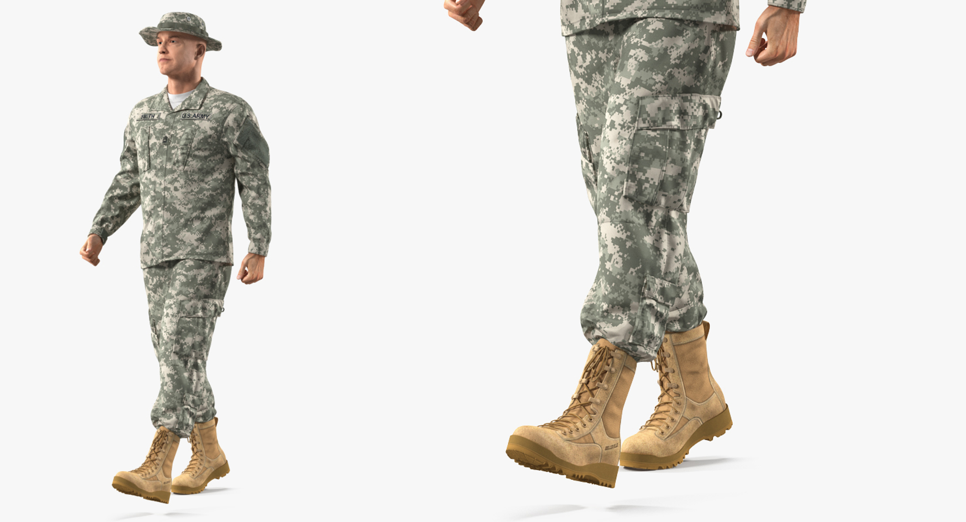 3D Model Army Soldier Combat Uniform - TurboSquid 1415719