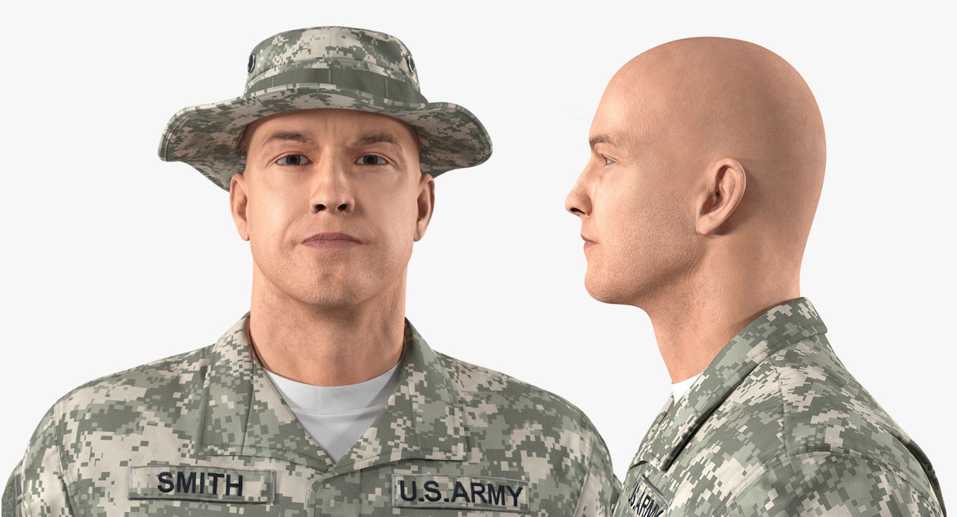 3D Model Army Soldier Combat Uniform - TurboSquid 1415719