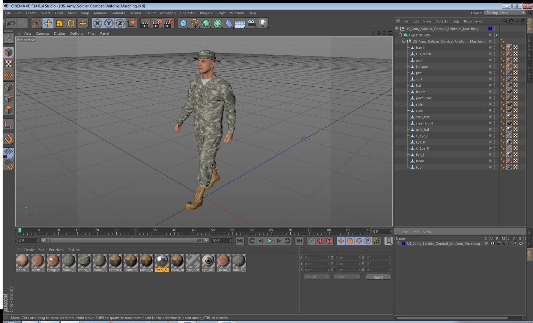 3D model army soldier combat uniform - TurboSquid 1415719