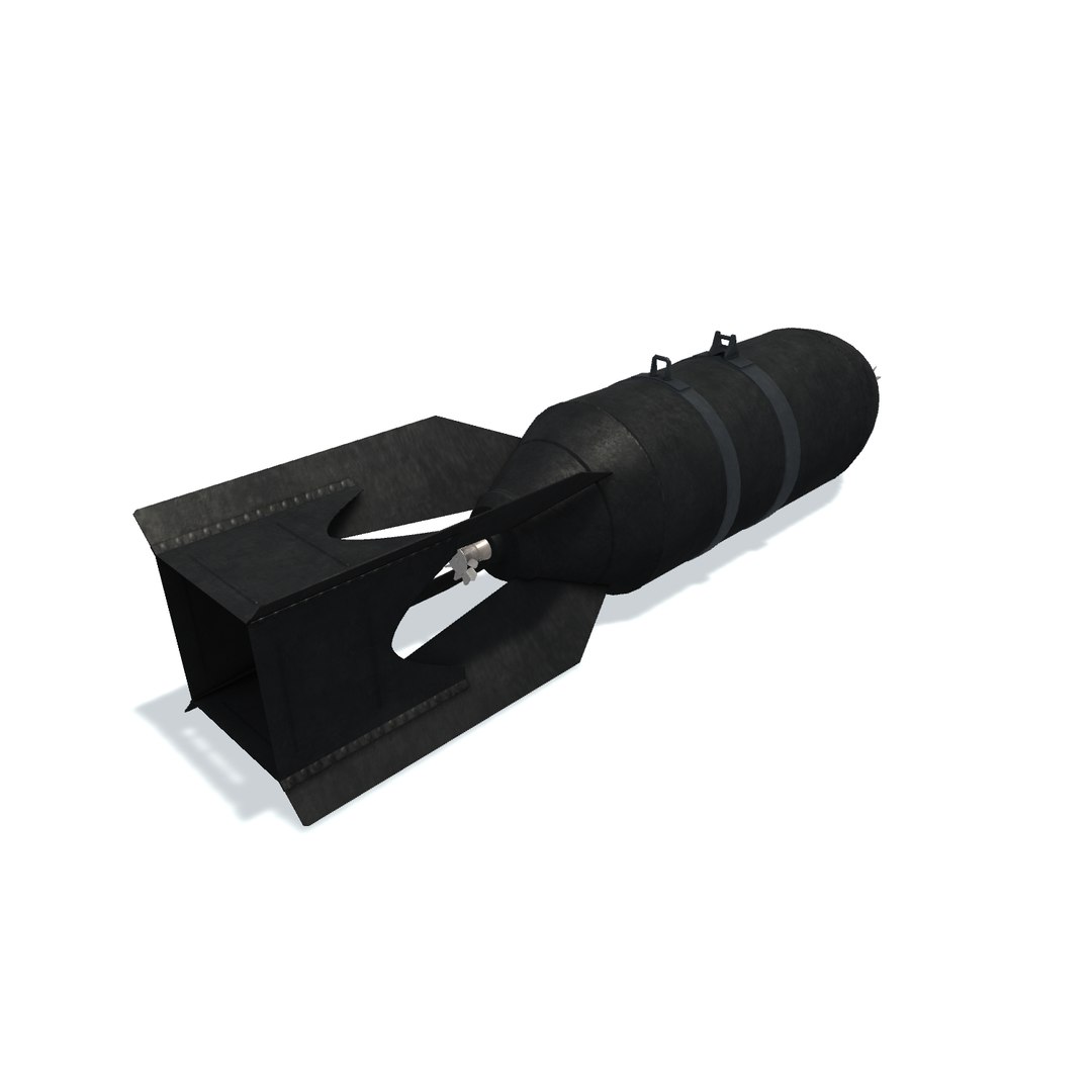 3D Air Bomb F M43 Model - TurboSquid 1291023