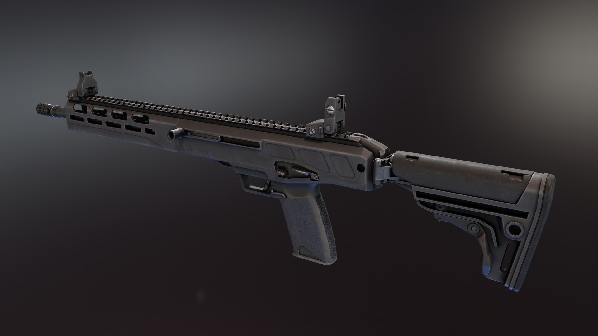 Ruger LC Carbine 3D Model - TurboSquid 2070736