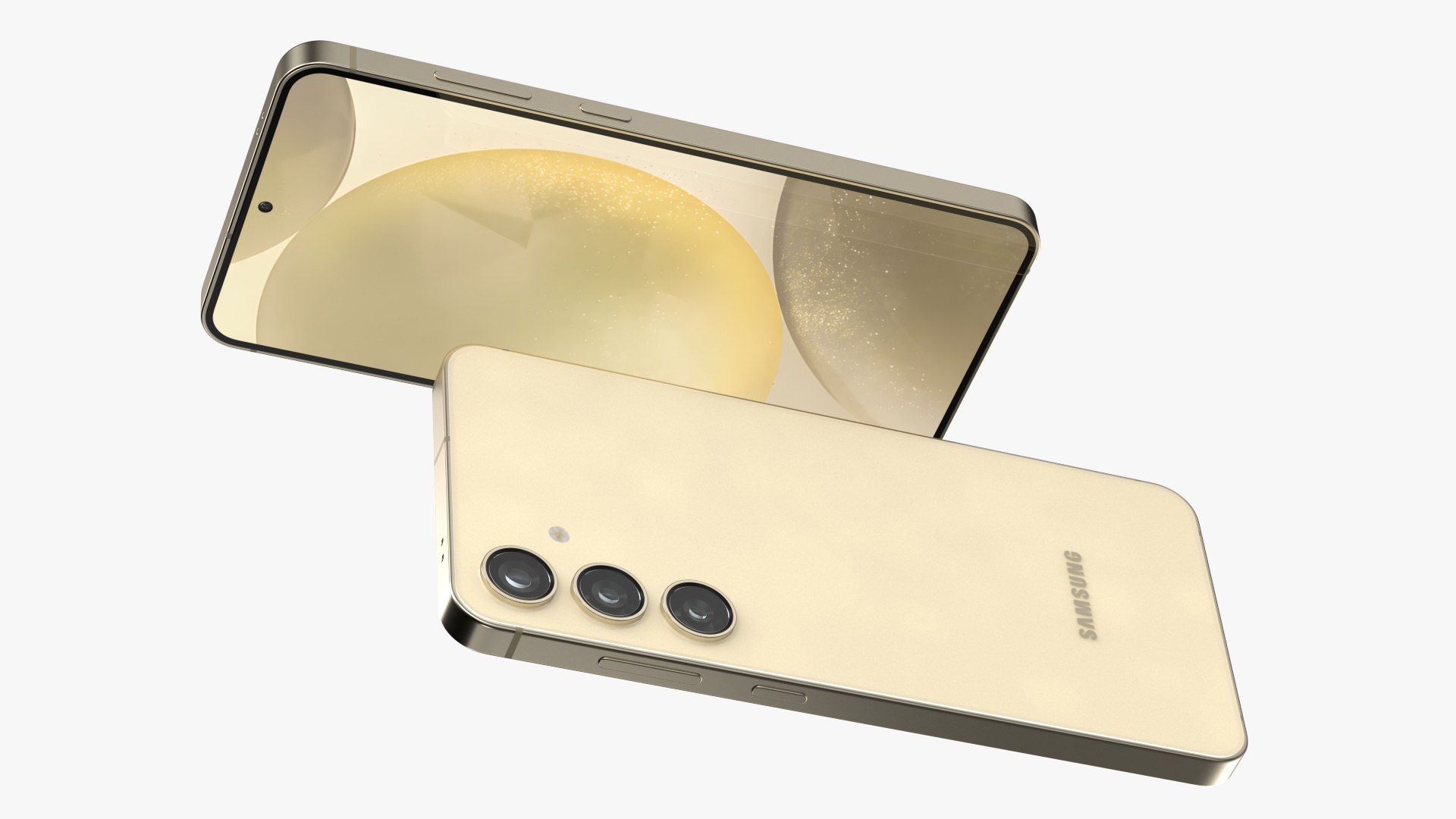 Samsung Galaxy S24 Amber Yellow 3D Model - TurboSquid 2163691