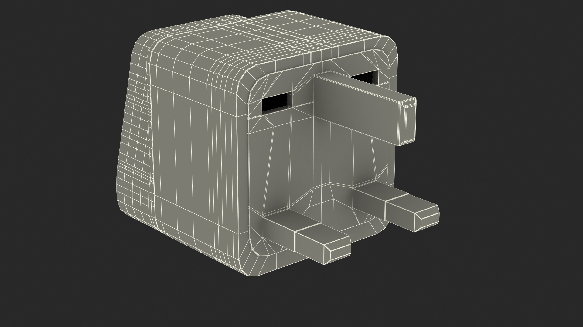 Electrical Plug Type G Adapter White 3D - TurboSquid 1838127