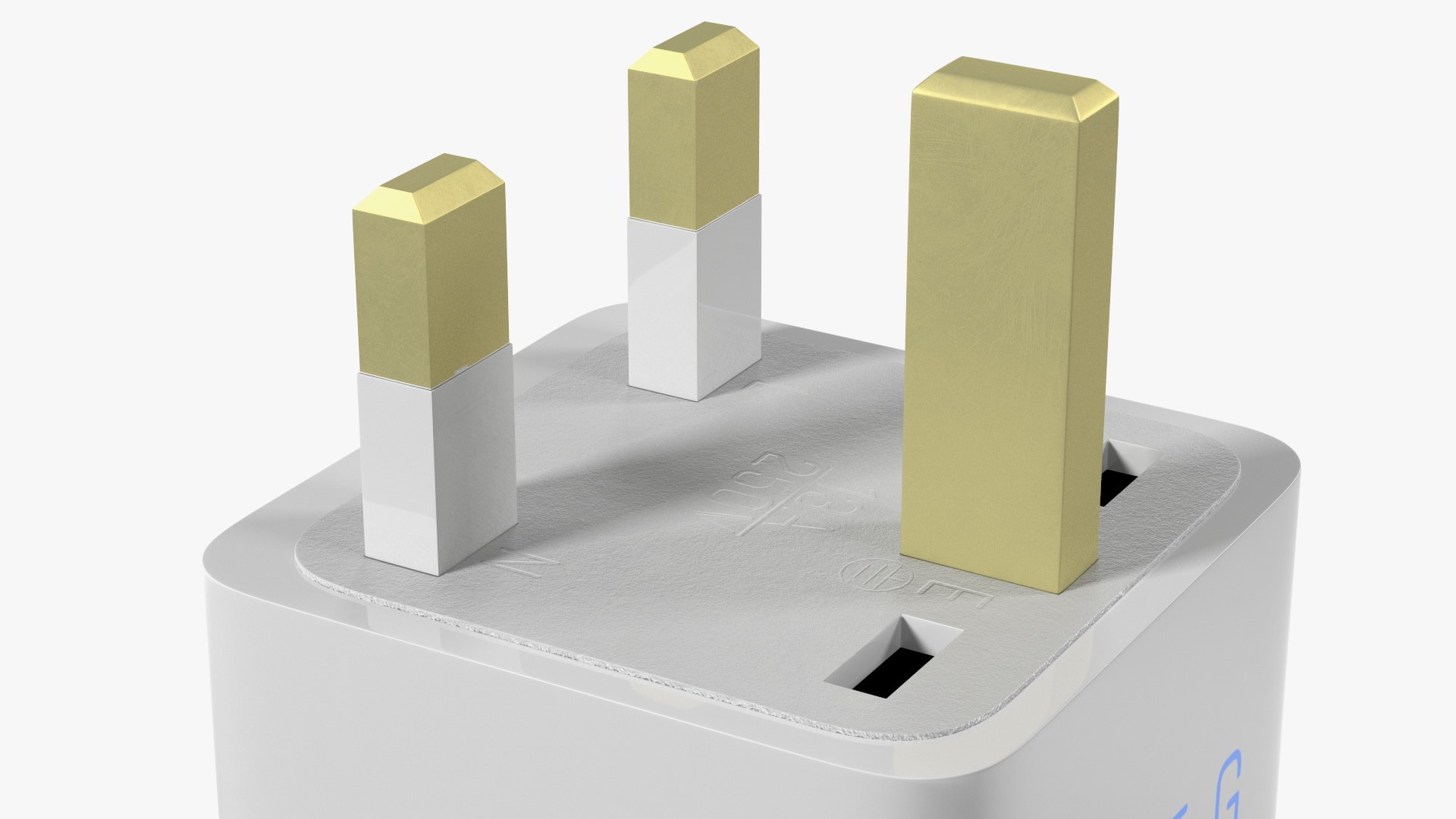 Electrical Plug Type G Adapter White 3D - TurboSquid 1838127