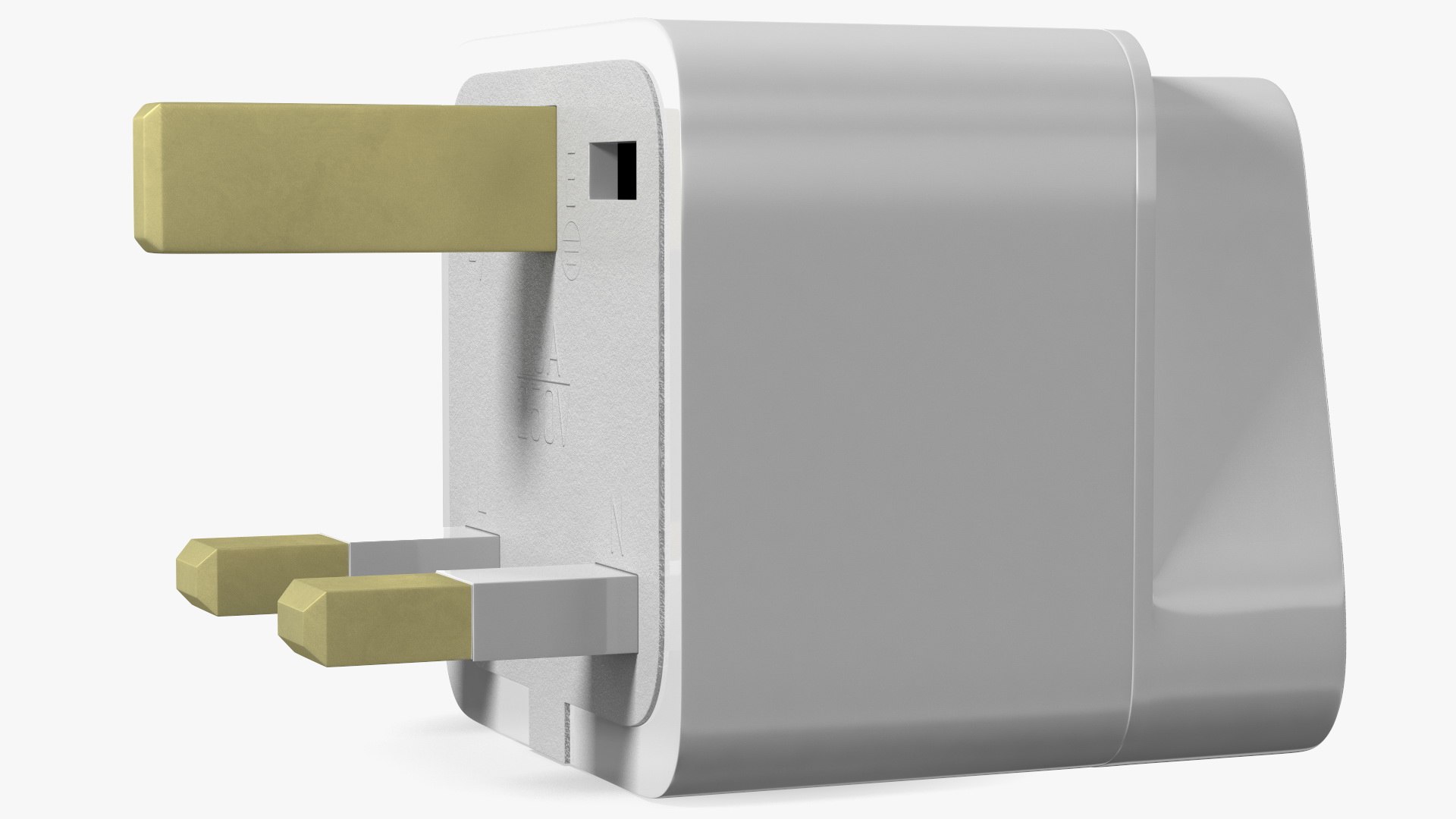 Electrical Plug Type G Adapter White 3D - TurboSquid 1838127