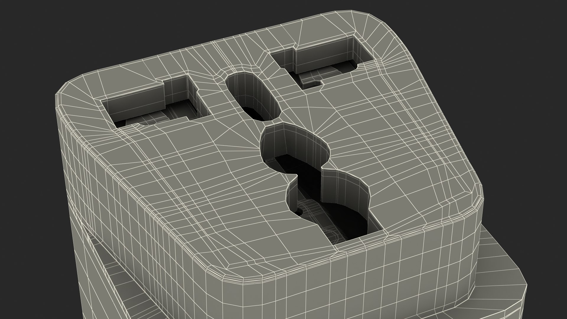 Electrical Plug Type G Adapter White 3D - TurboSquid 1838127