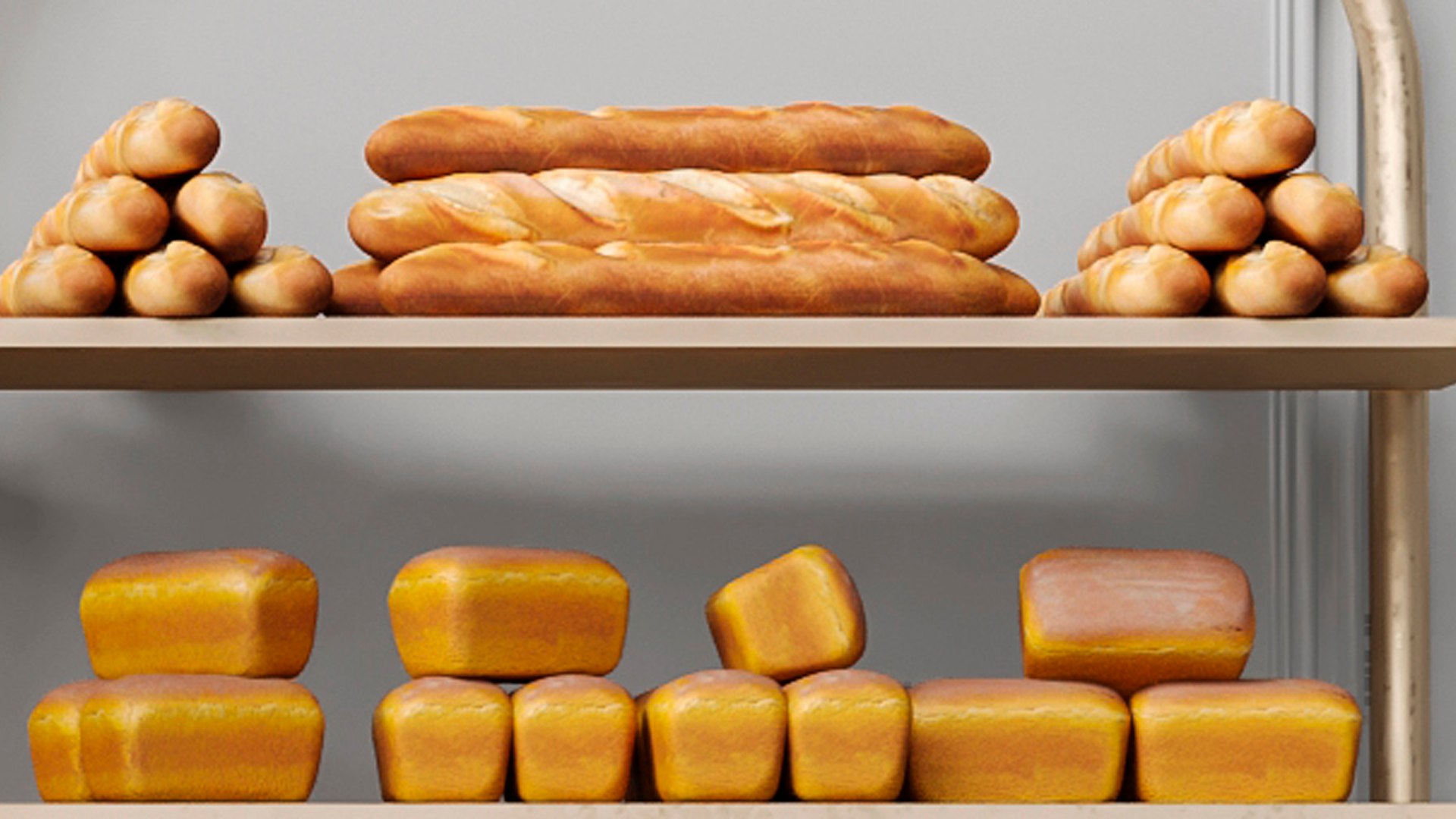 Large Bakery With Pastries And Desserts 3D Model - TurboSquid 2058214