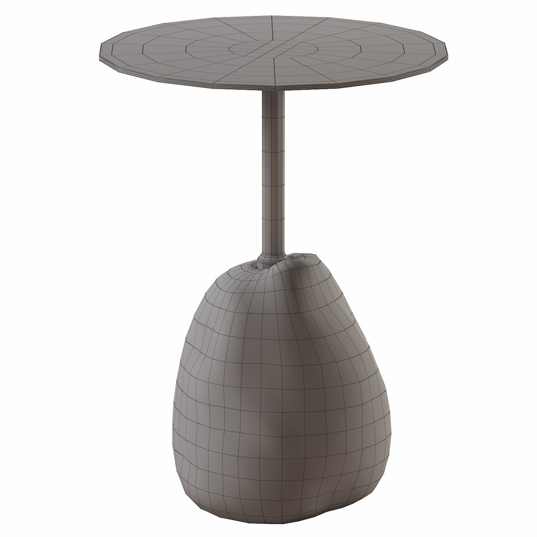 BOULDER SIDE TABLE 3D - TurboSquid 1868241