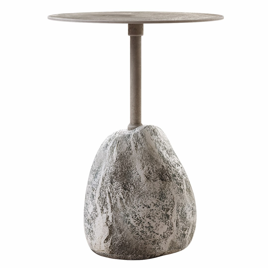 BOULDER SIDE TABLE 3D - TurboSquid 1868241