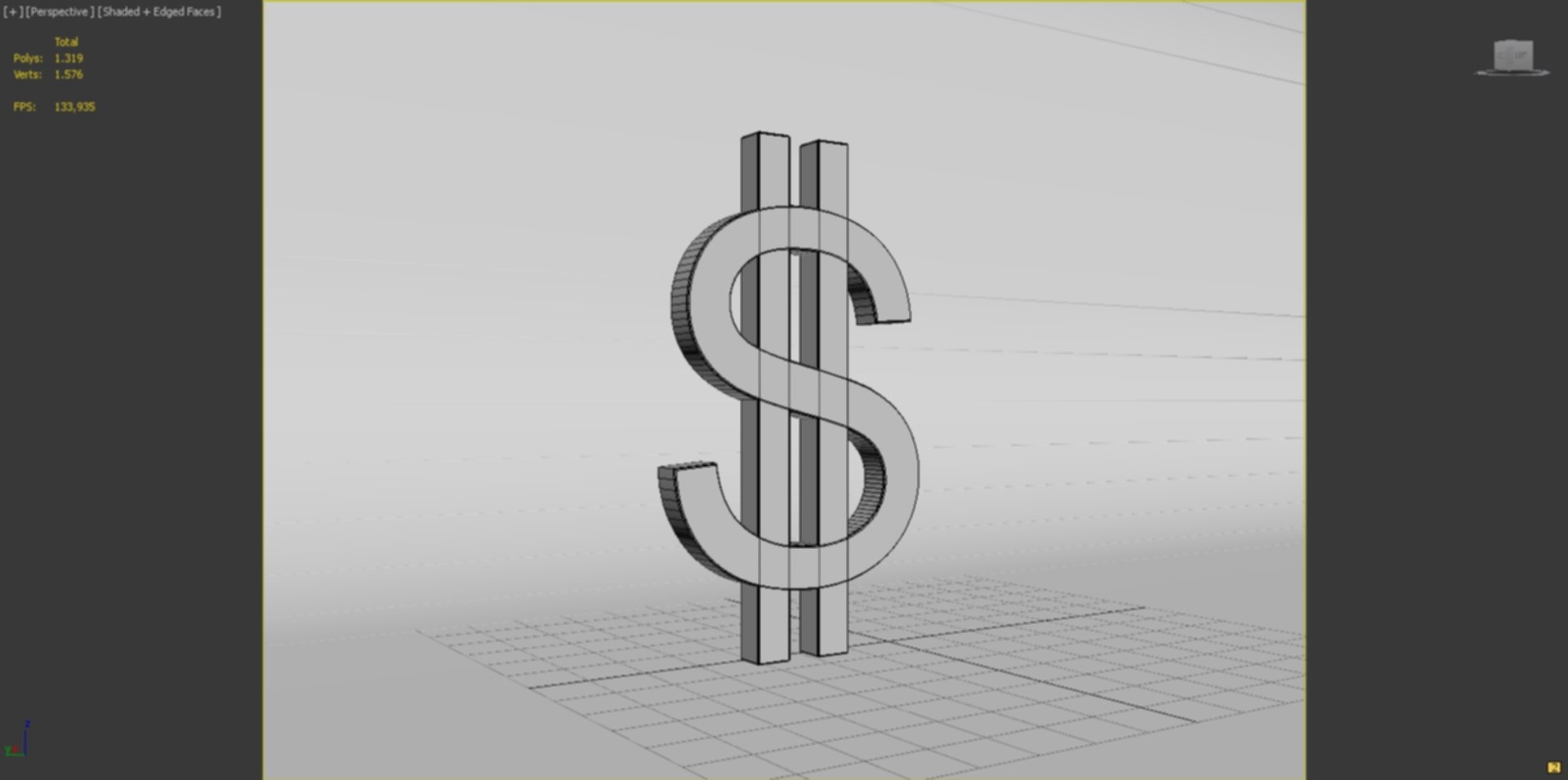 Dolar Symbol Model - TurboSquid 1323438