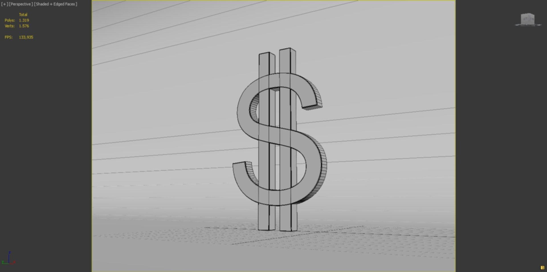 Dolar Symbol Model - TurboSquid 1323438