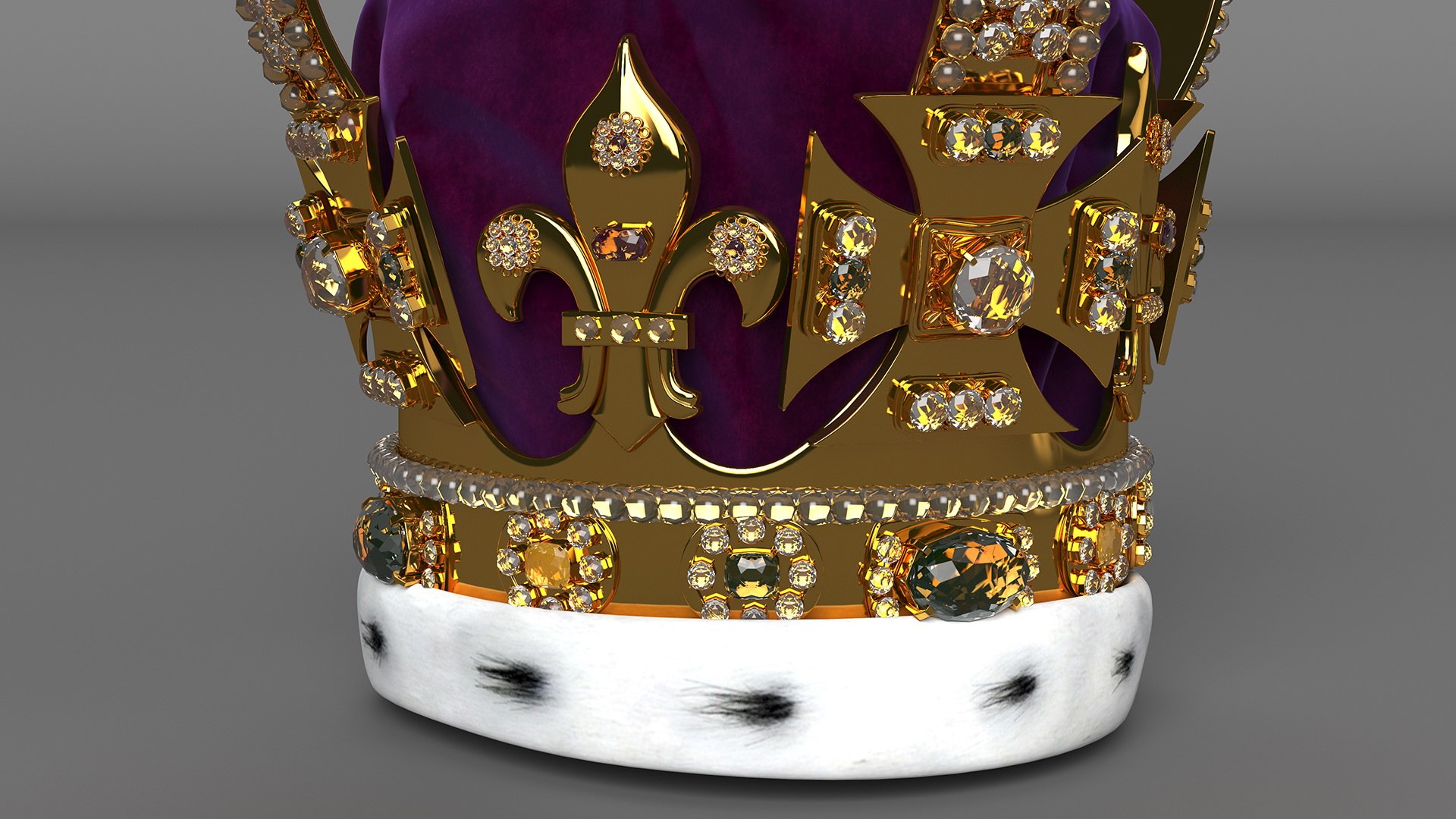 St Edwards Crown 3D Model - TurboSquid 2116184