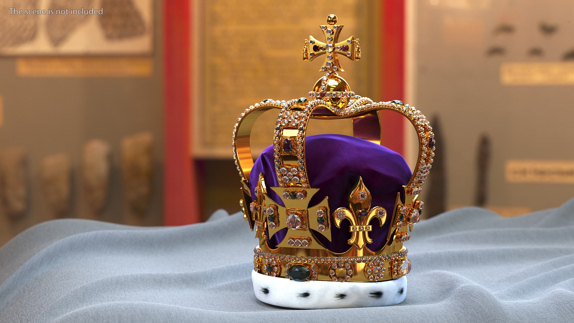 St Edwards Crown 3D Model - TurboSquid 2116184