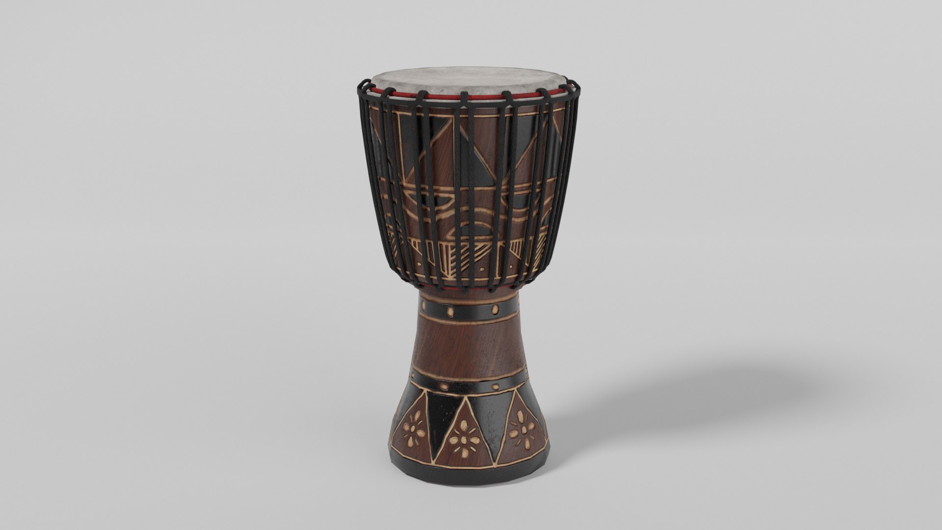 3D Djembe-African Drum Model - TurboSquid 2091996