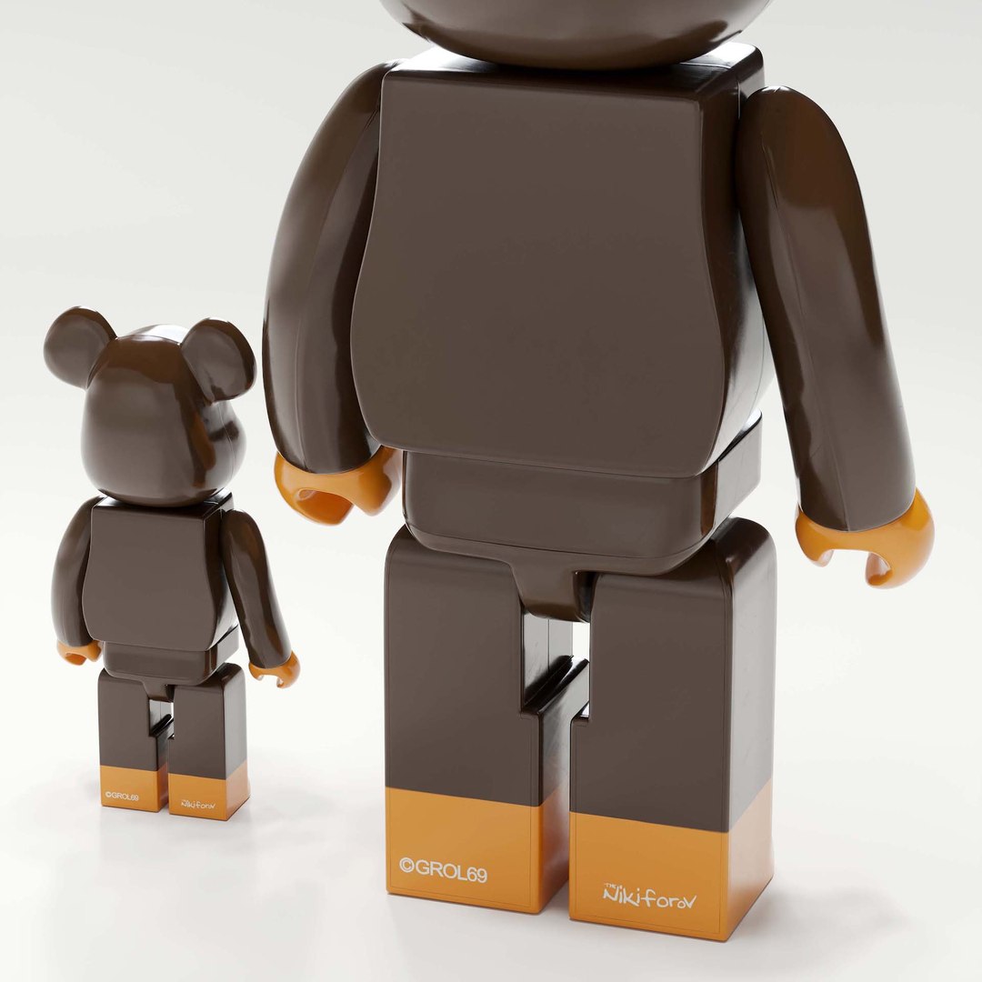 3D Bearbrick Bape Milo Model - TurboSquid 1955836