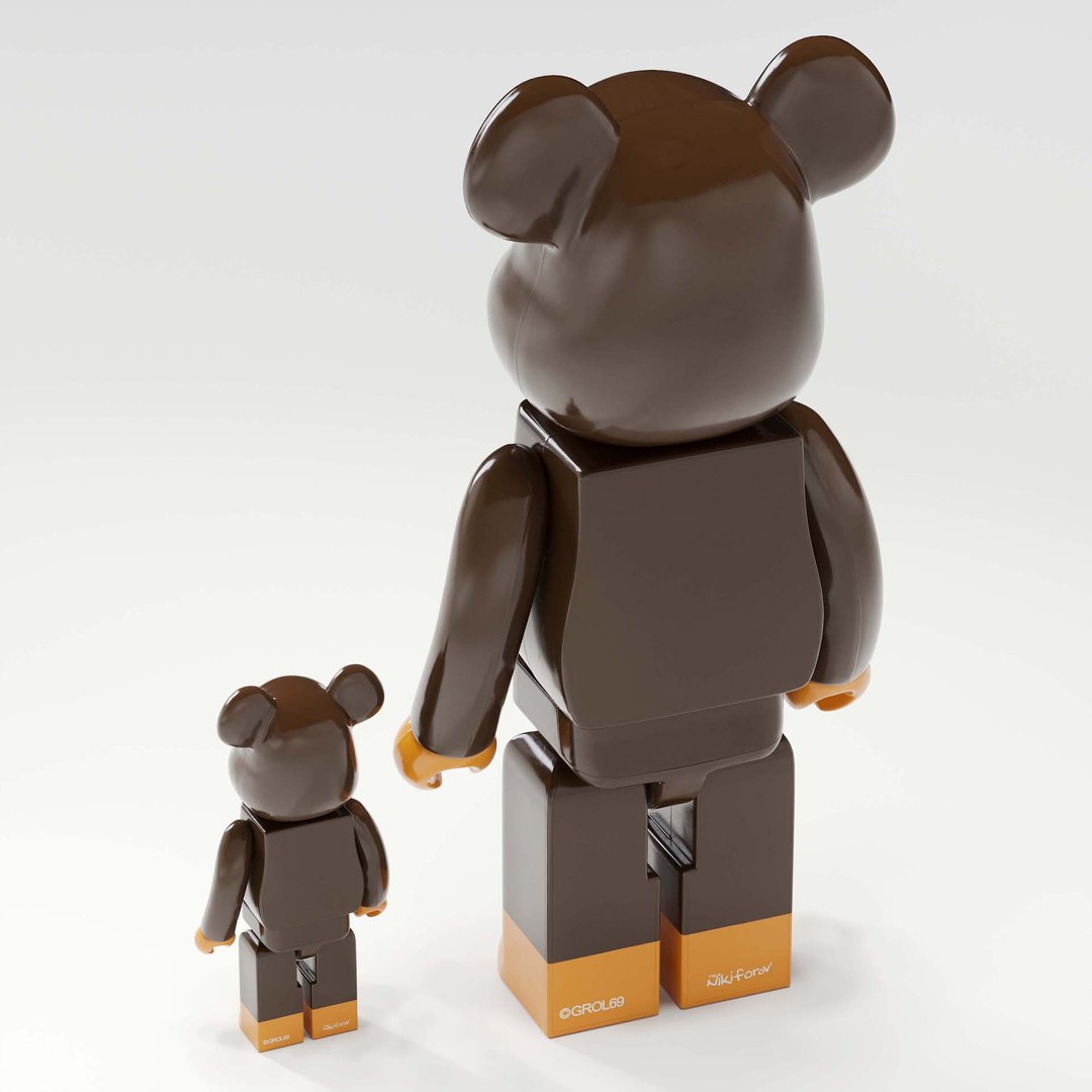 3D Bearbrick Bape Milo Model - TurboSquid 1955836