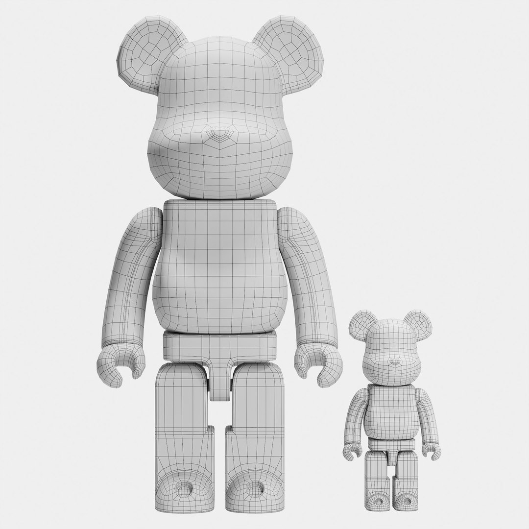 3D Bearbrick Bape Milo Model - TurboSquid 1955836