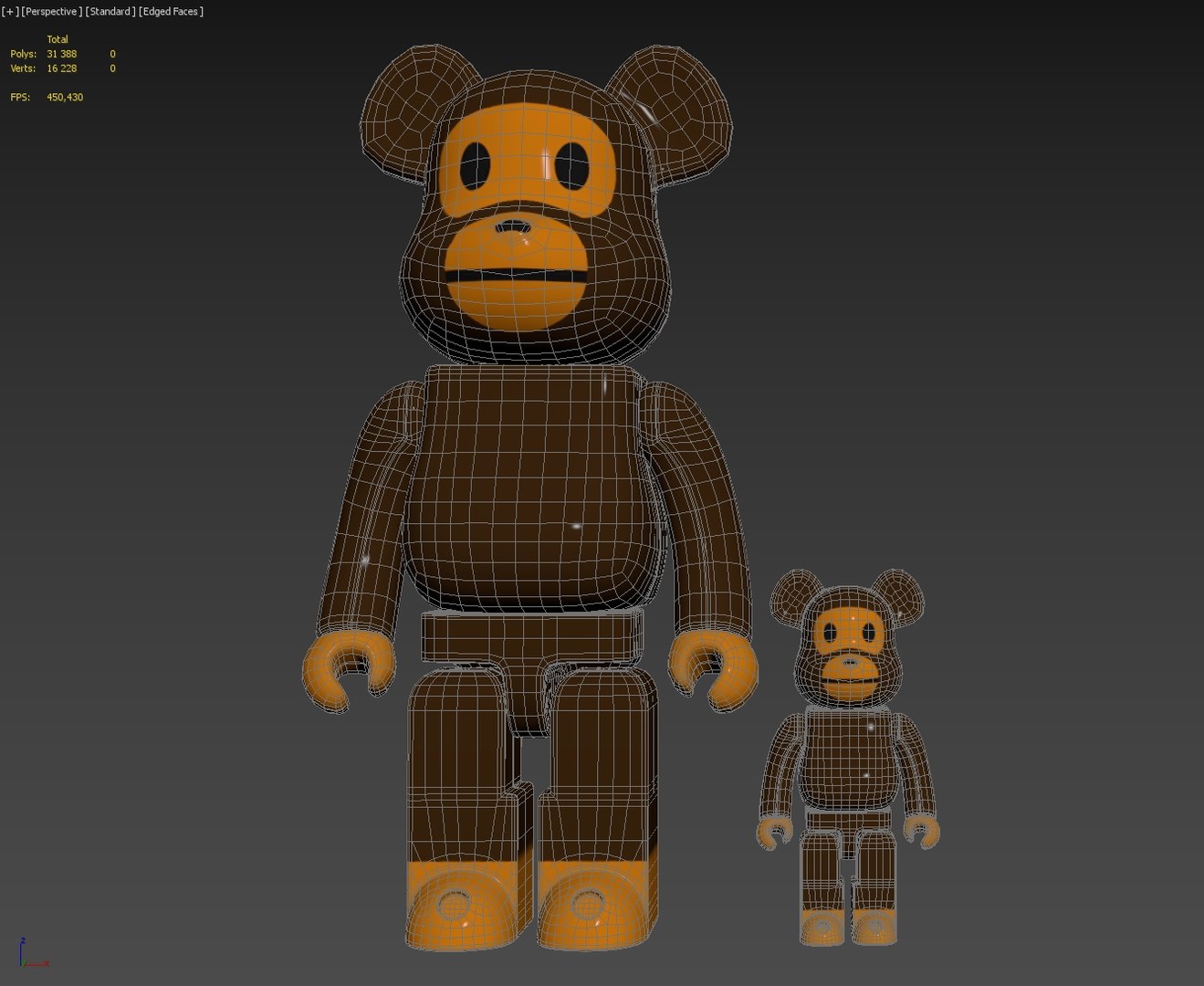 3D Bearbrick Bape Milo Model - TurboSquid 1955836