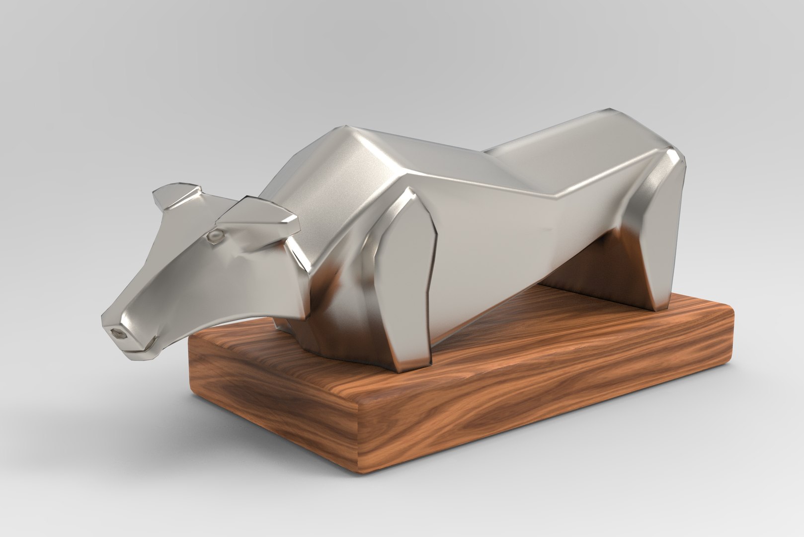 Bull Object 3D Model - TurboSquid 1699706