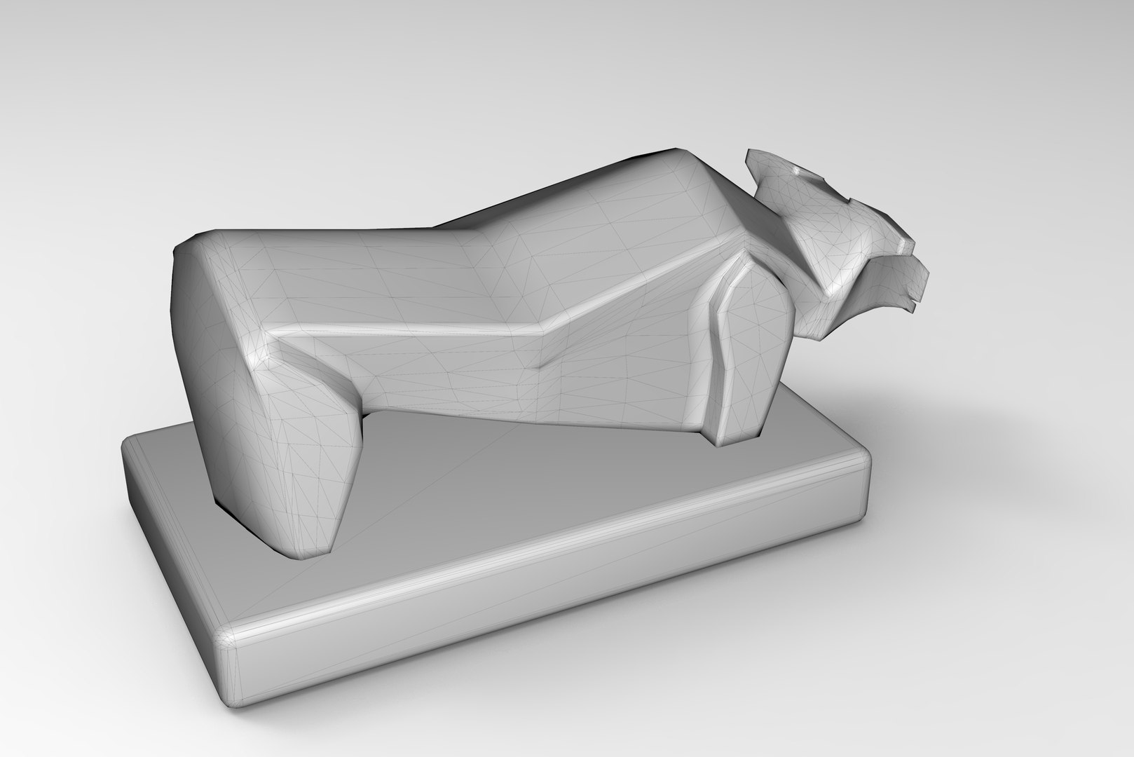 Bull Object 3D Model - TurboSquid 1699706