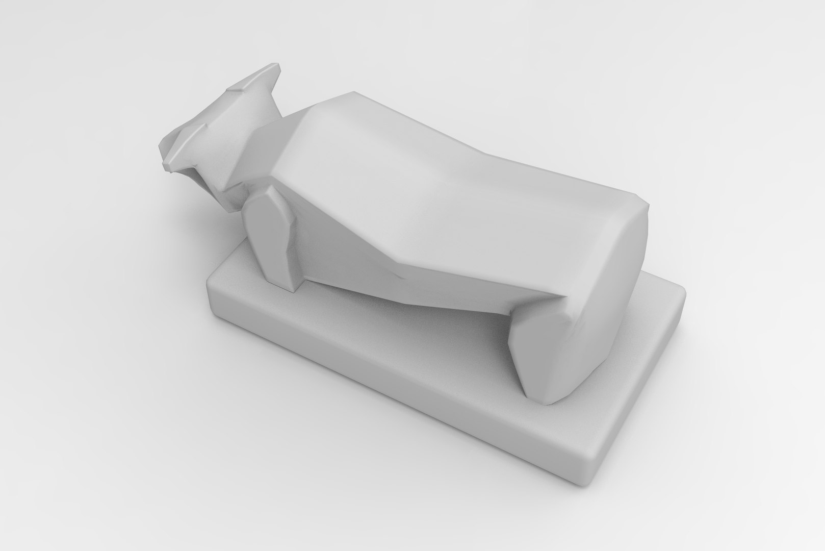 Bull Object 3D Model - TurboSquid 1699706