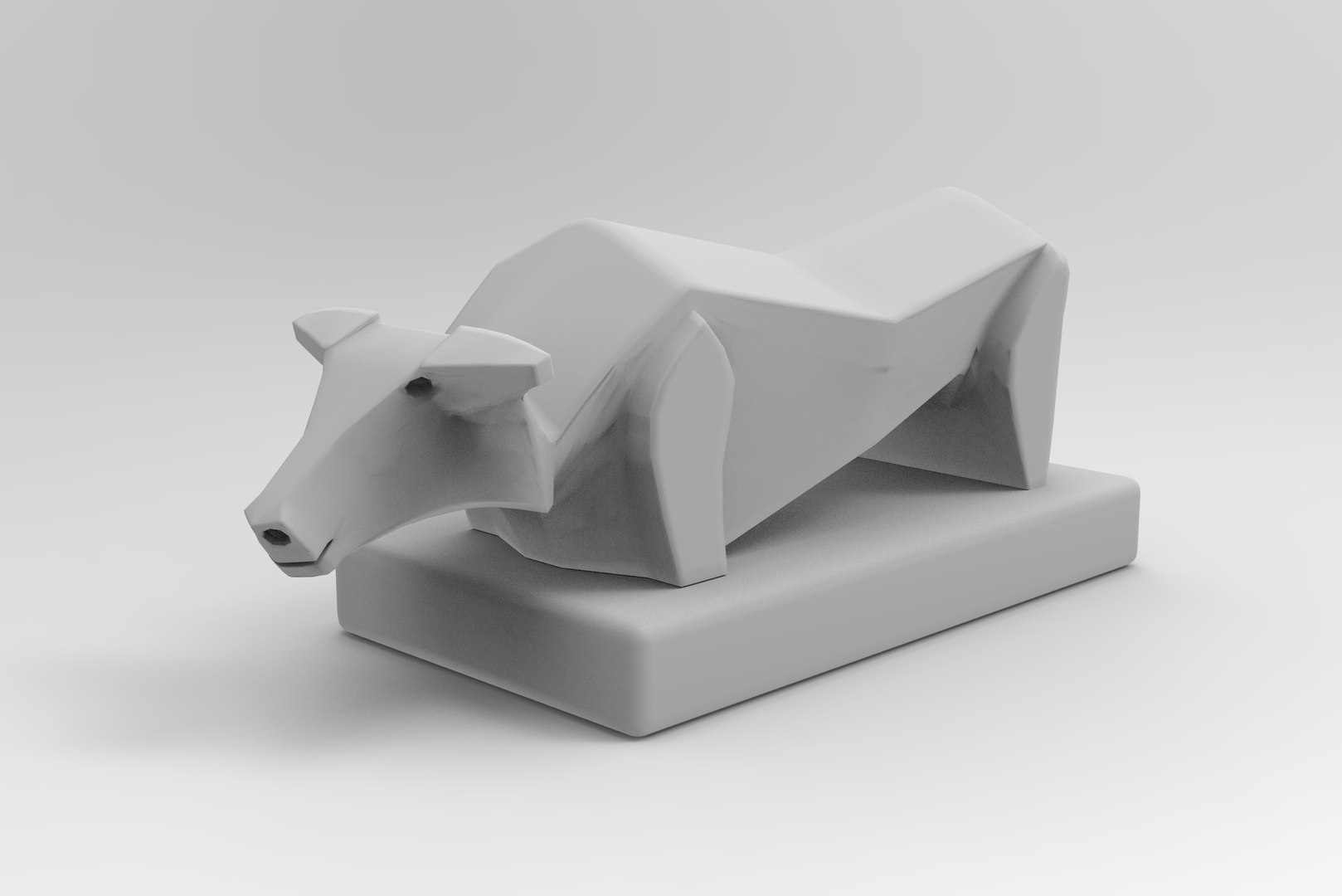 Bull Object 3D Model - TurboSquid 1699706