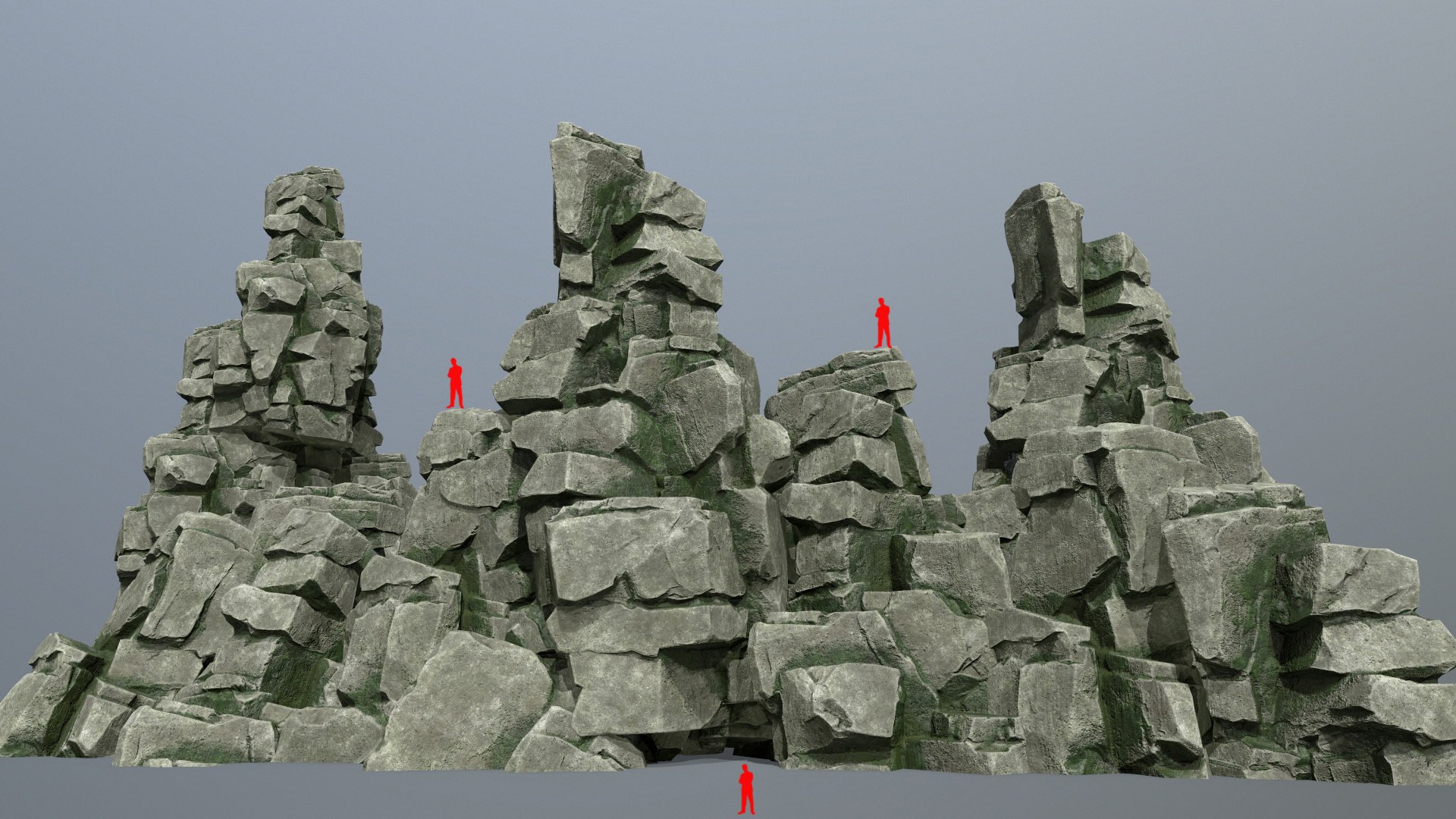 3D cliff rocks model - TurboSquid 2098517