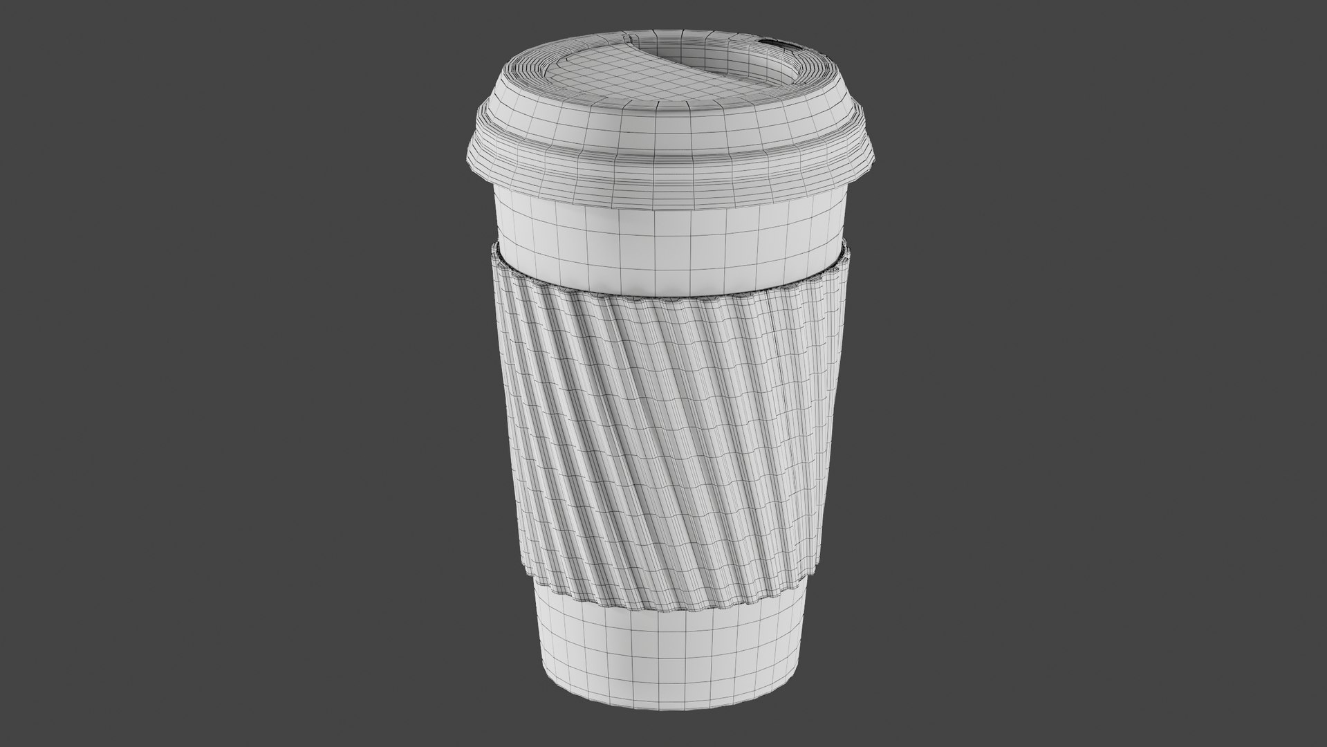 3D Base Mesh Coffee Paper - TurboSquid 1576137