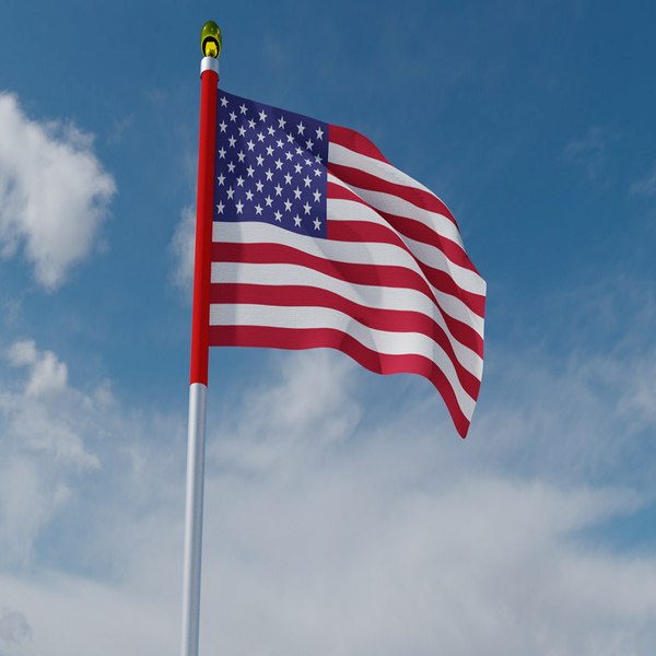 3D flag animation model - TurboSquid 1323345