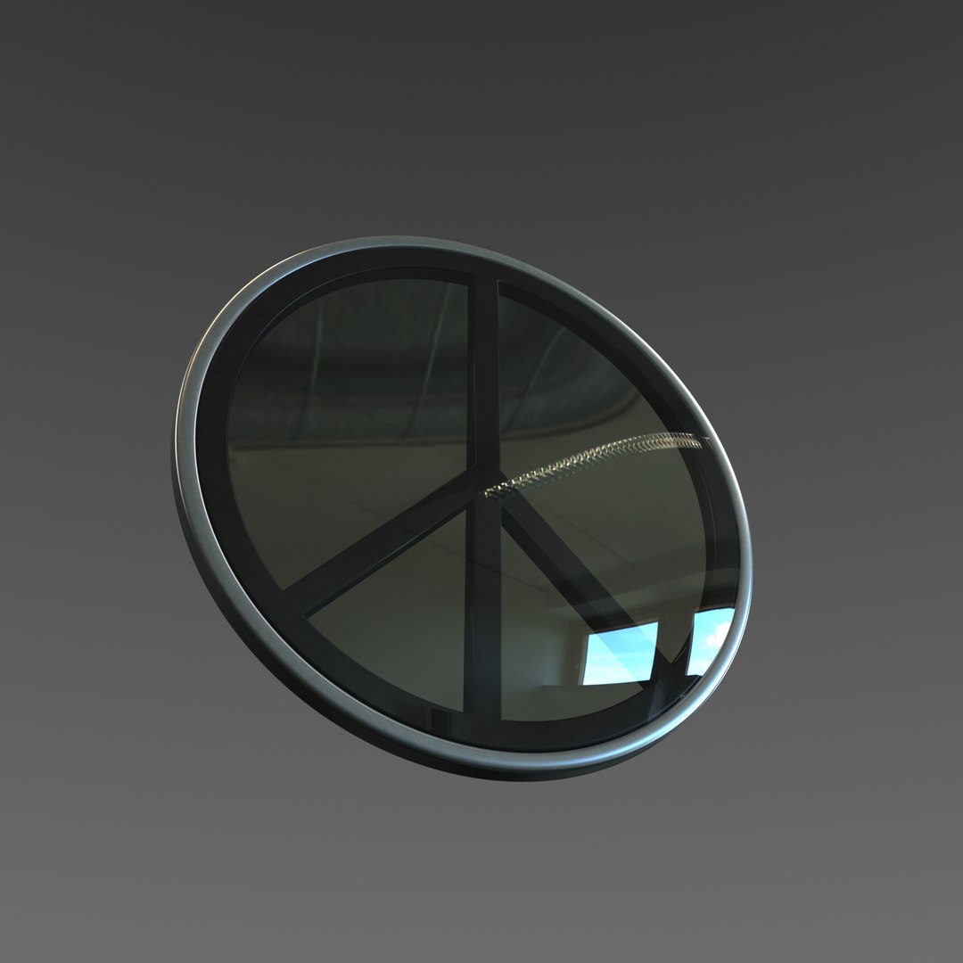 3D Peace Symbol Model - TurboSquid 2101393