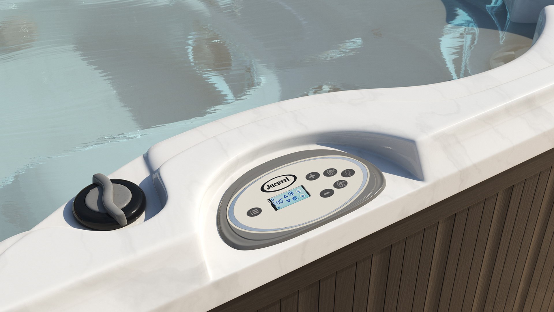 JACUZZI J235 Hot Tub Grey with Water 3D model - TurboSquid 1726234