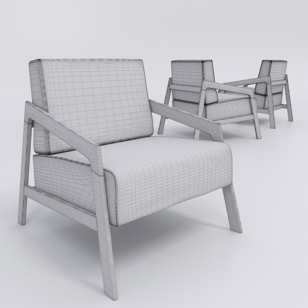 3d Model Coin Chair