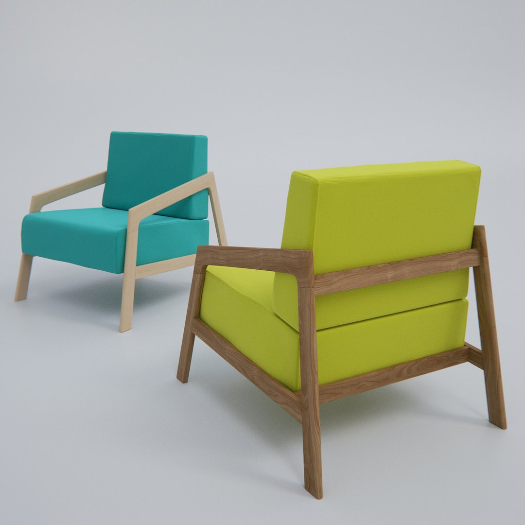 3d Model Coin Chair