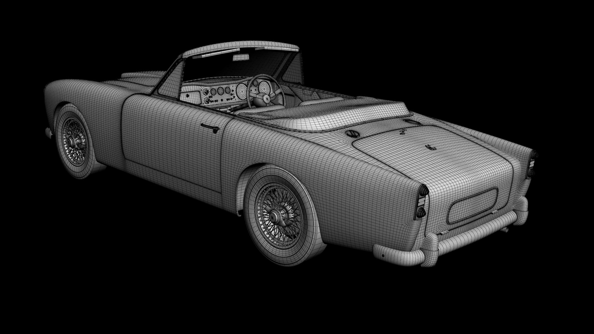3D AC Greyhound Drophead - TurboSquid 2055621