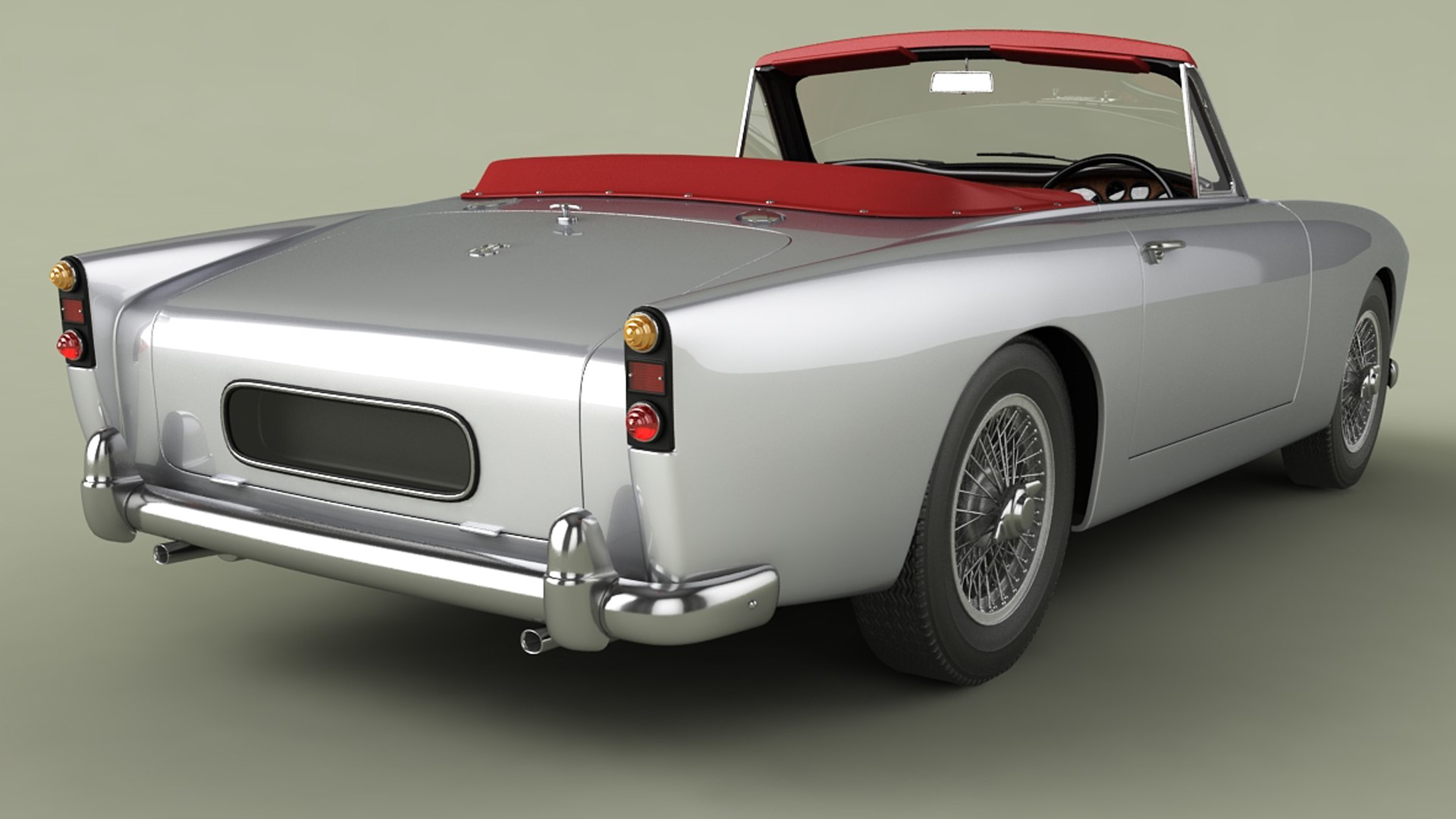 3D AC Greyhound Drophead - TurboSquid 2055621
