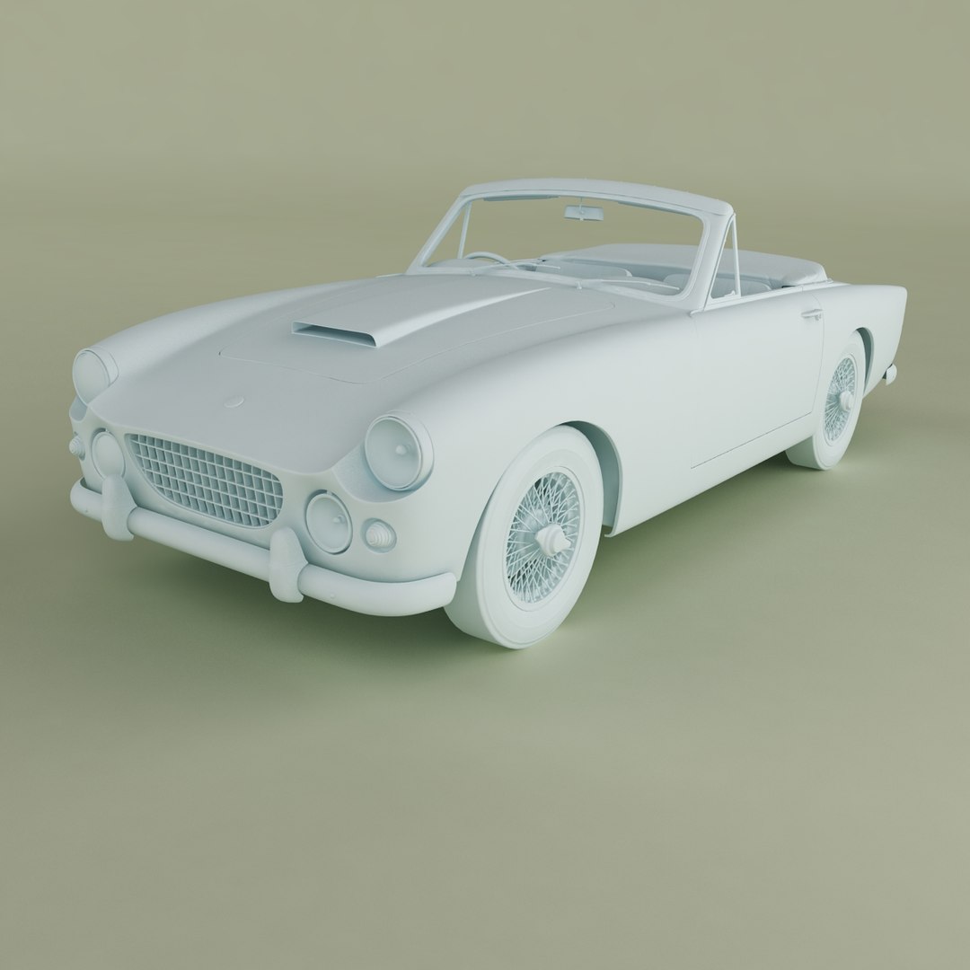 3D AC Greyhound Drophead - TurboSquid 2055621