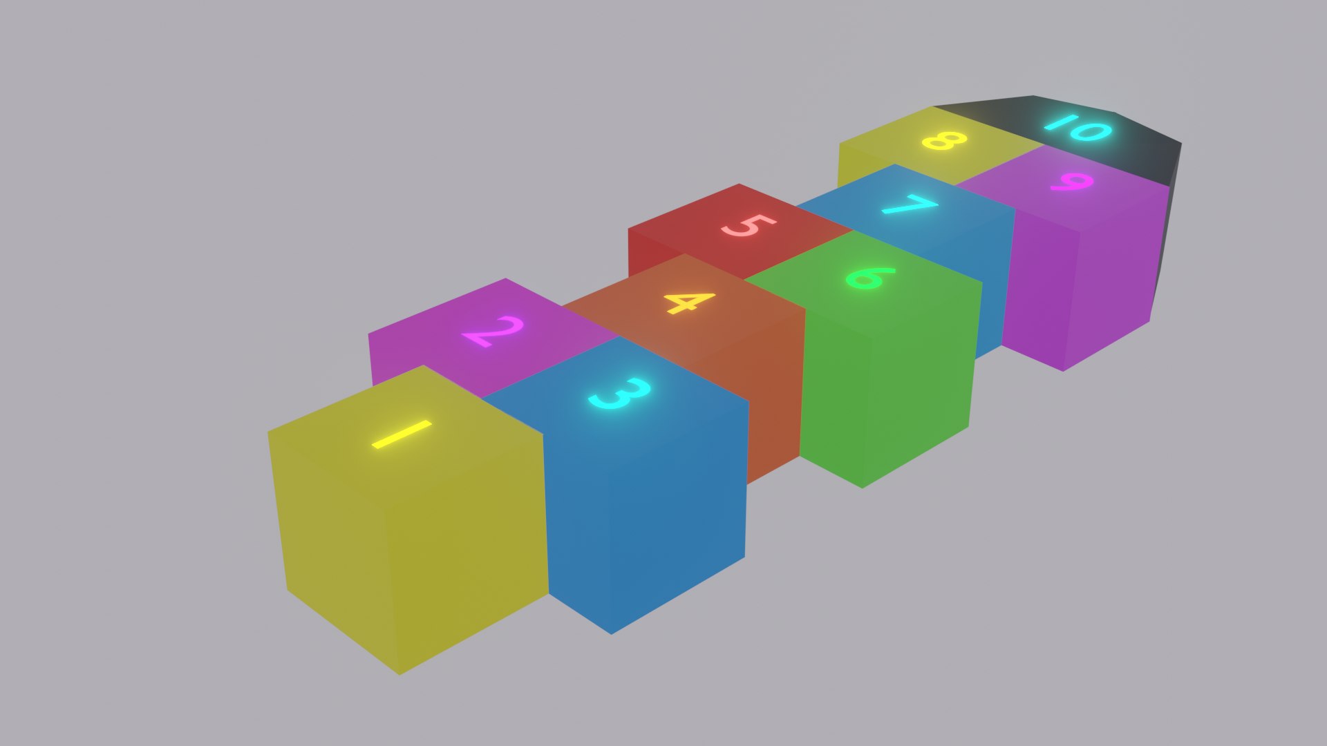 3D Hopscotch Game - TurboSquid 1916800