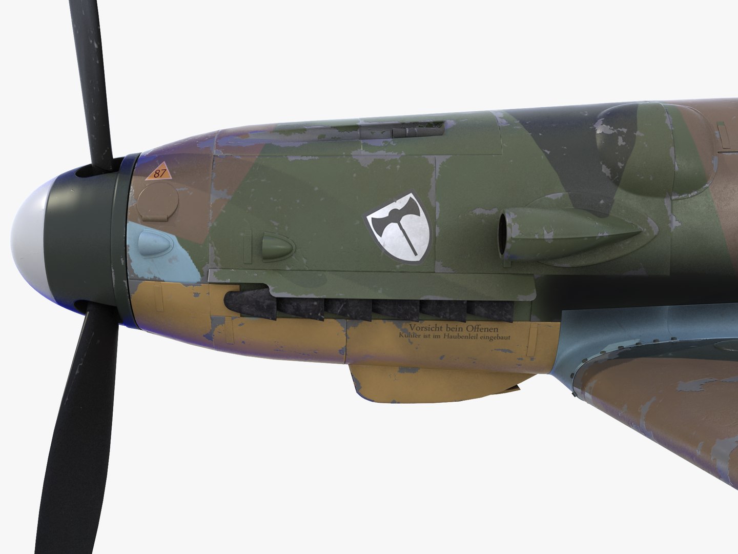 Bf-109 Fighter 3d Model