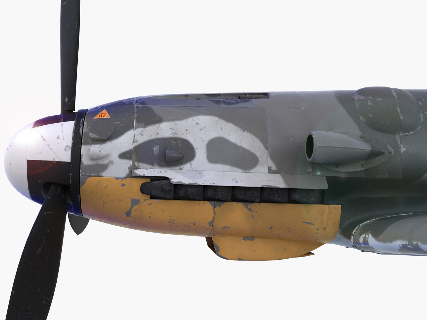 Bf-109 Fighter 3d Model
