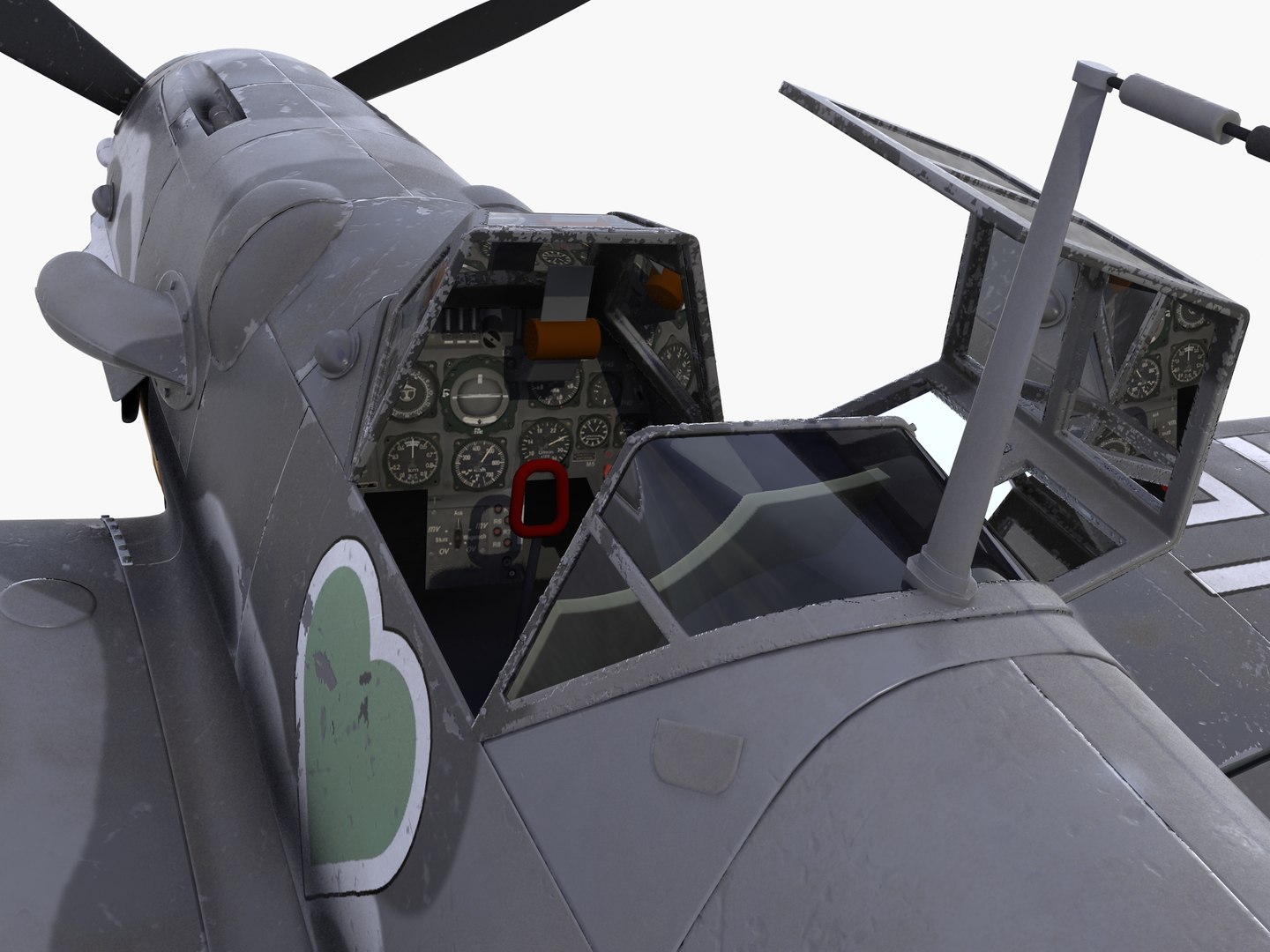 Bf-109 Fighter 3d Model