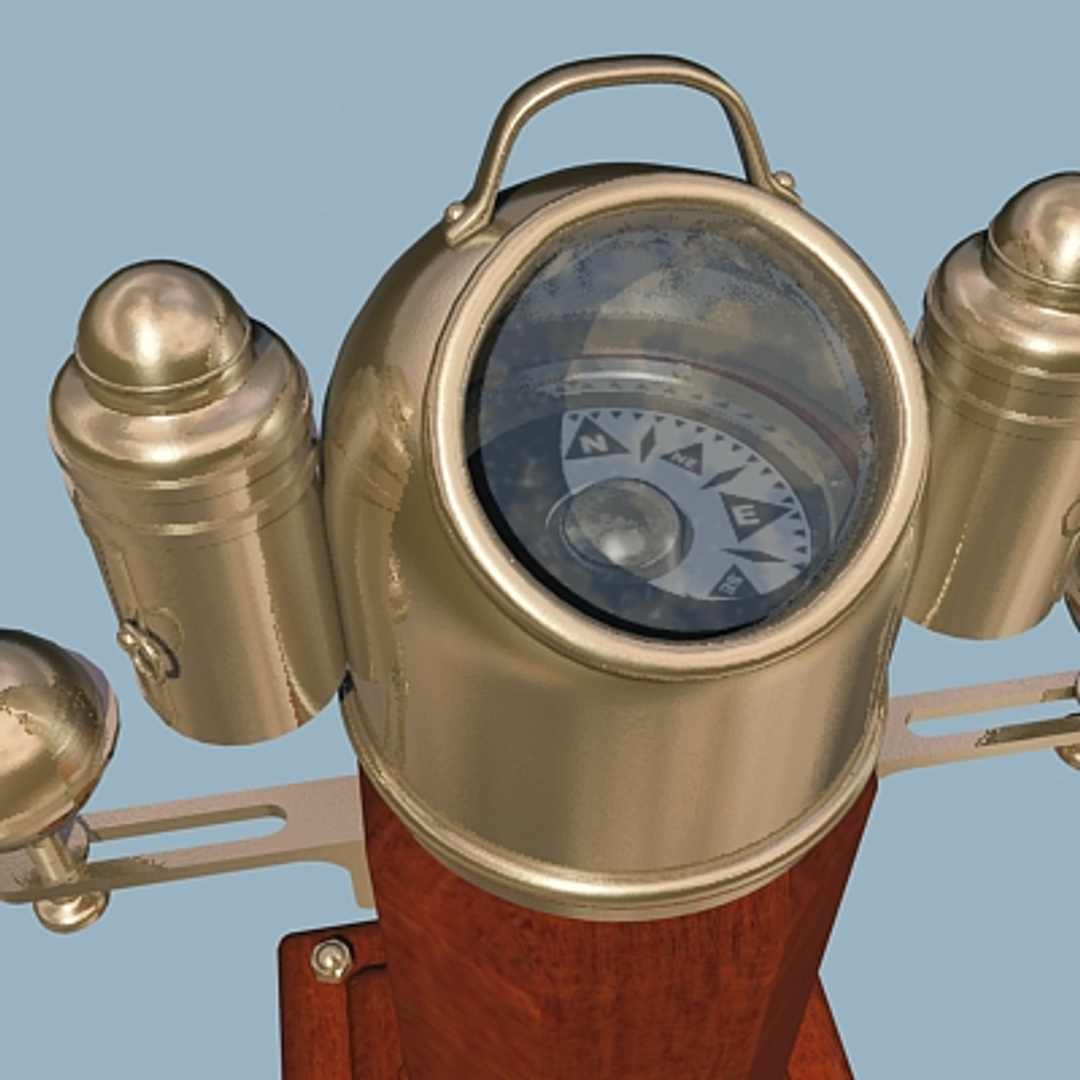 compass binnacle 3d model