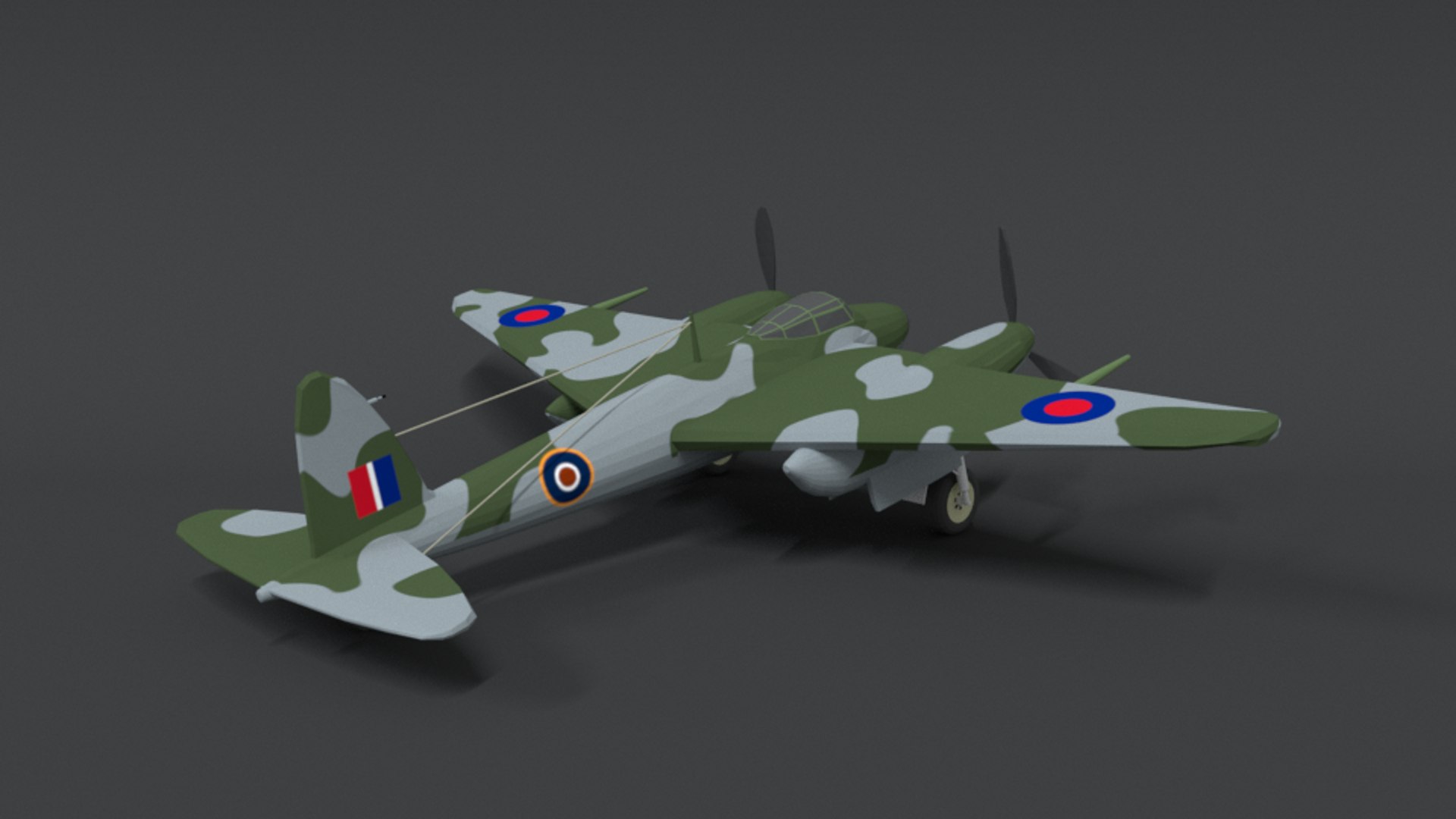 Havilland Dh 98 Mosquito 3D Model - TurboSquid 1551781